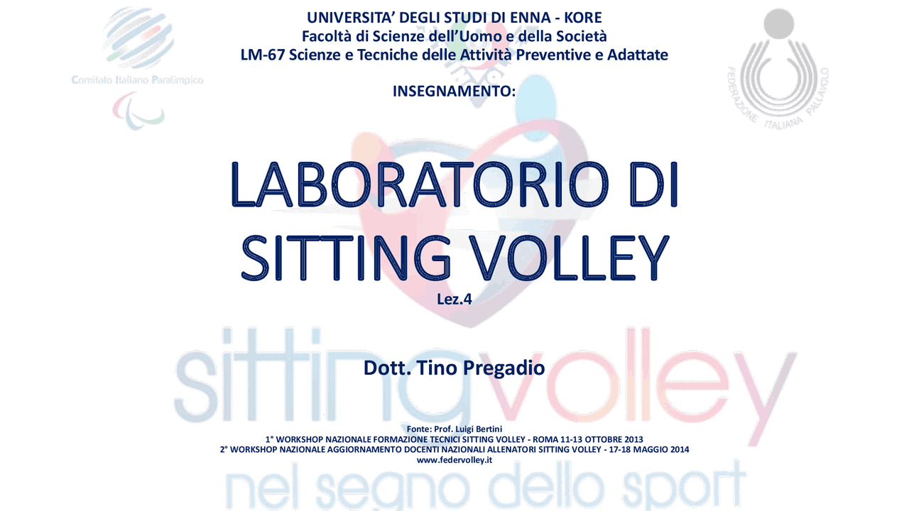 Scienze E Tecniche Delle Attività Motorie Preventive E Adattate Docsity
