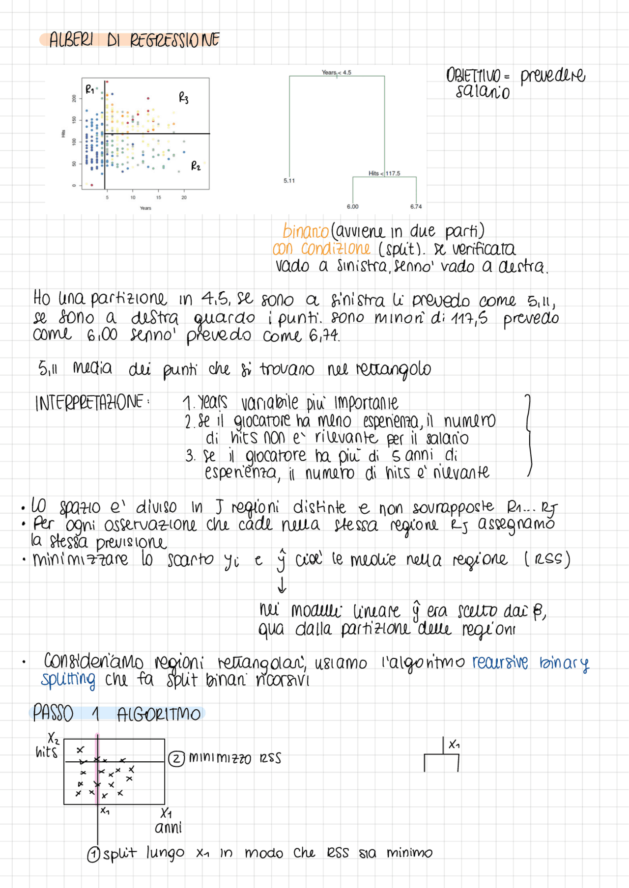 Alberi Di Regressione Docsity