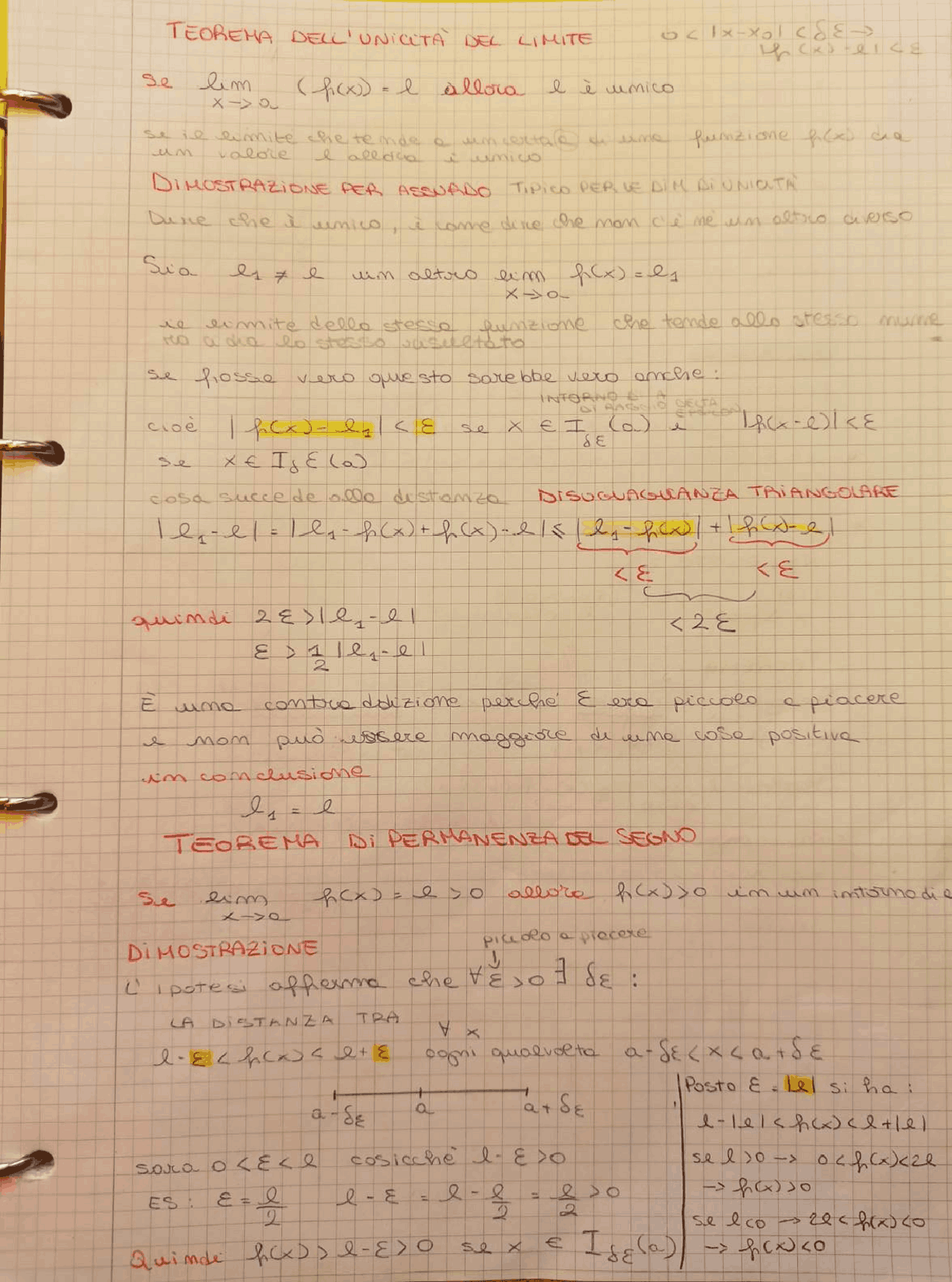 Appunti Sui Teoremi Appunti Di Matematica Generale Docsity
