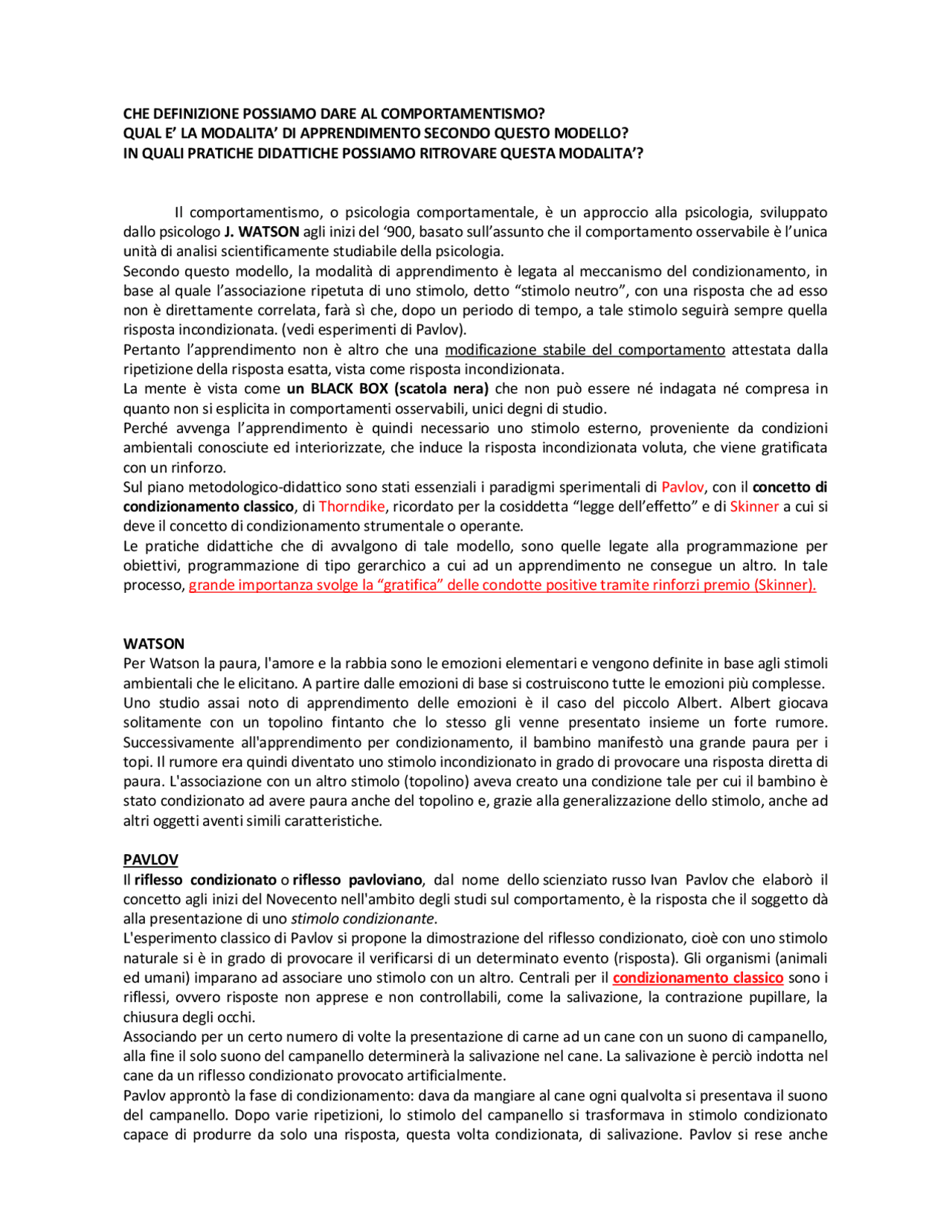 Appunti Tfa Sostegno Docsity