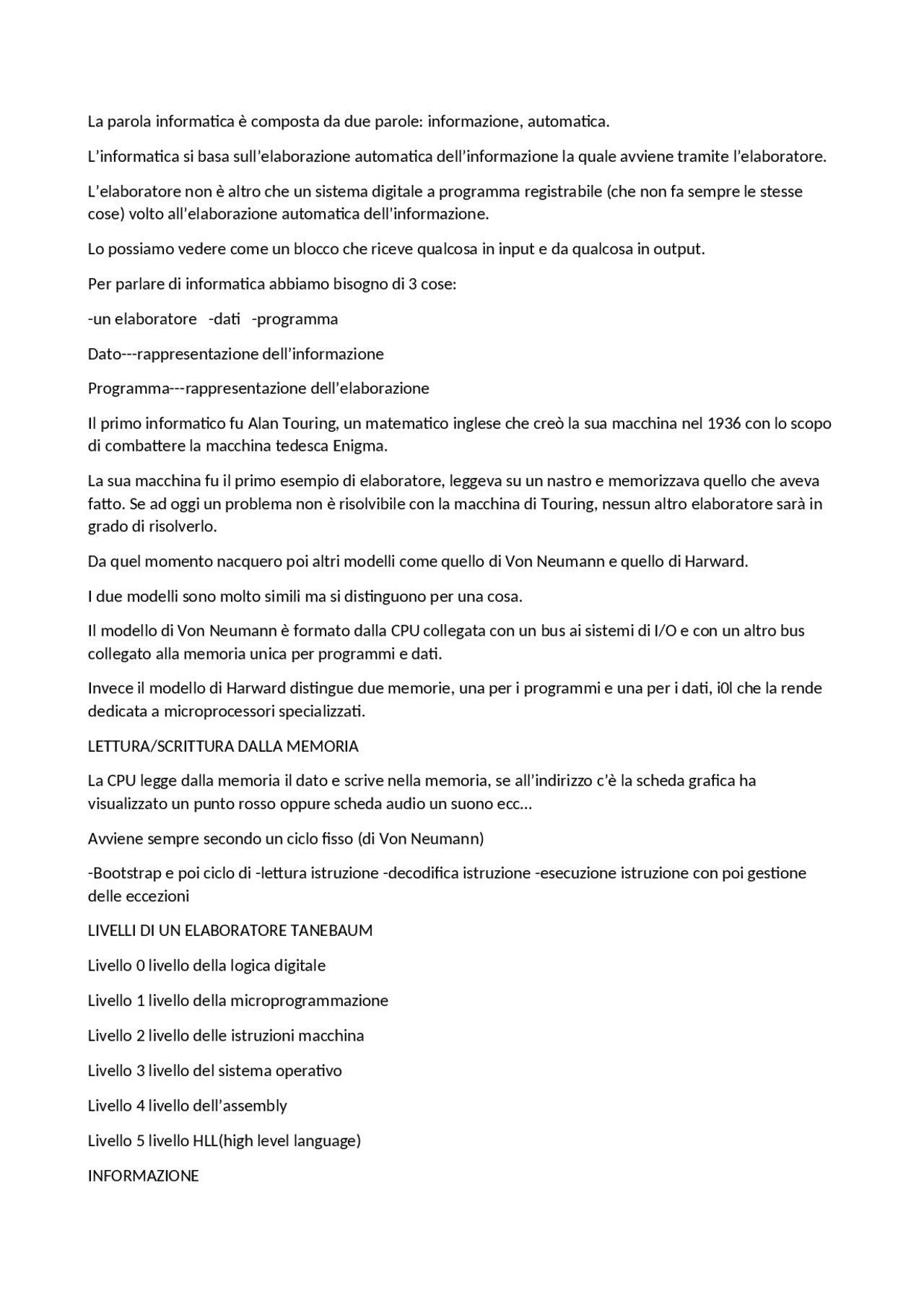 Introduzione Alla Programmazione C Docsity