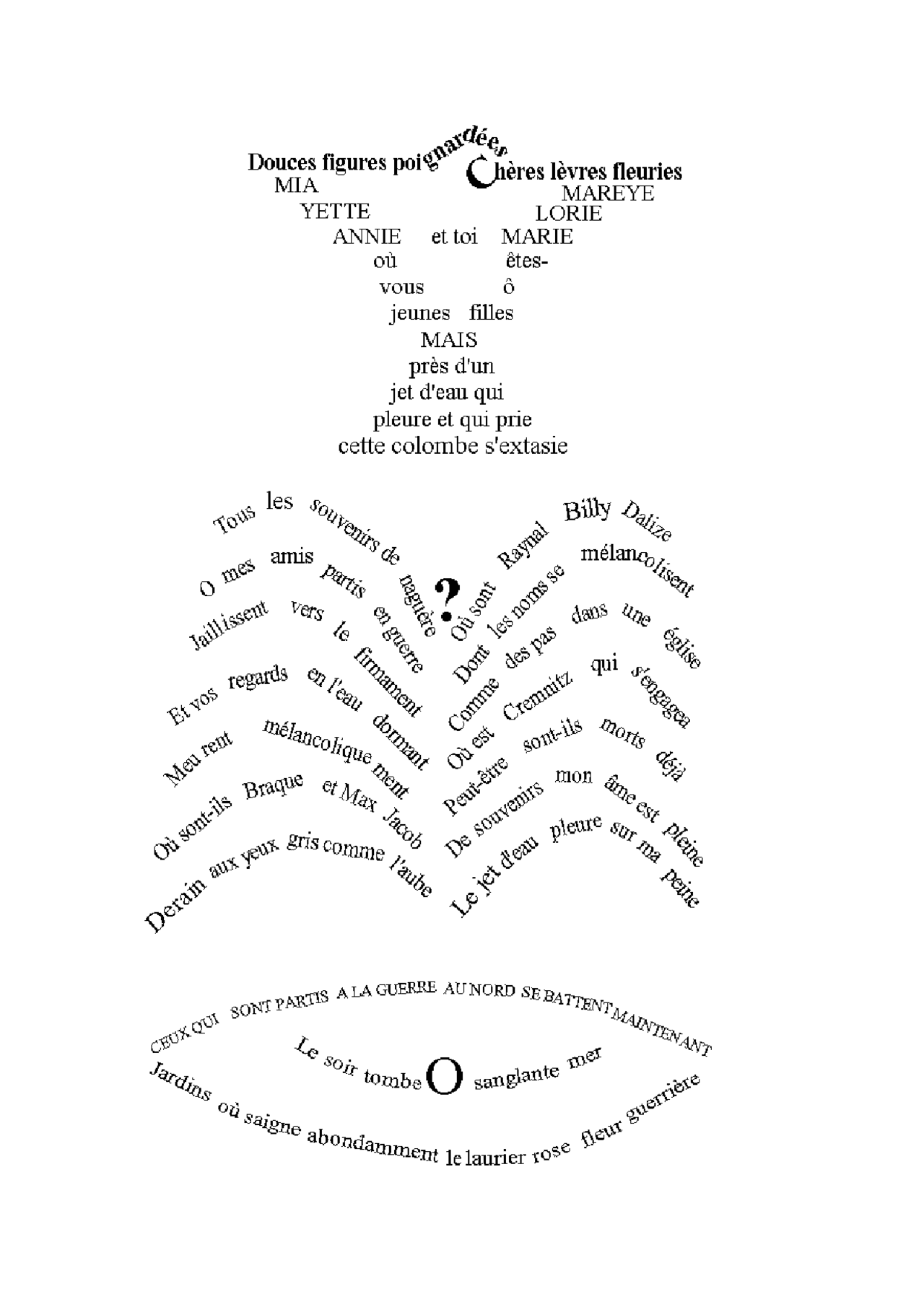 Vita E Opere Guillaume Apollinaire Appunti Di Francese Docsity