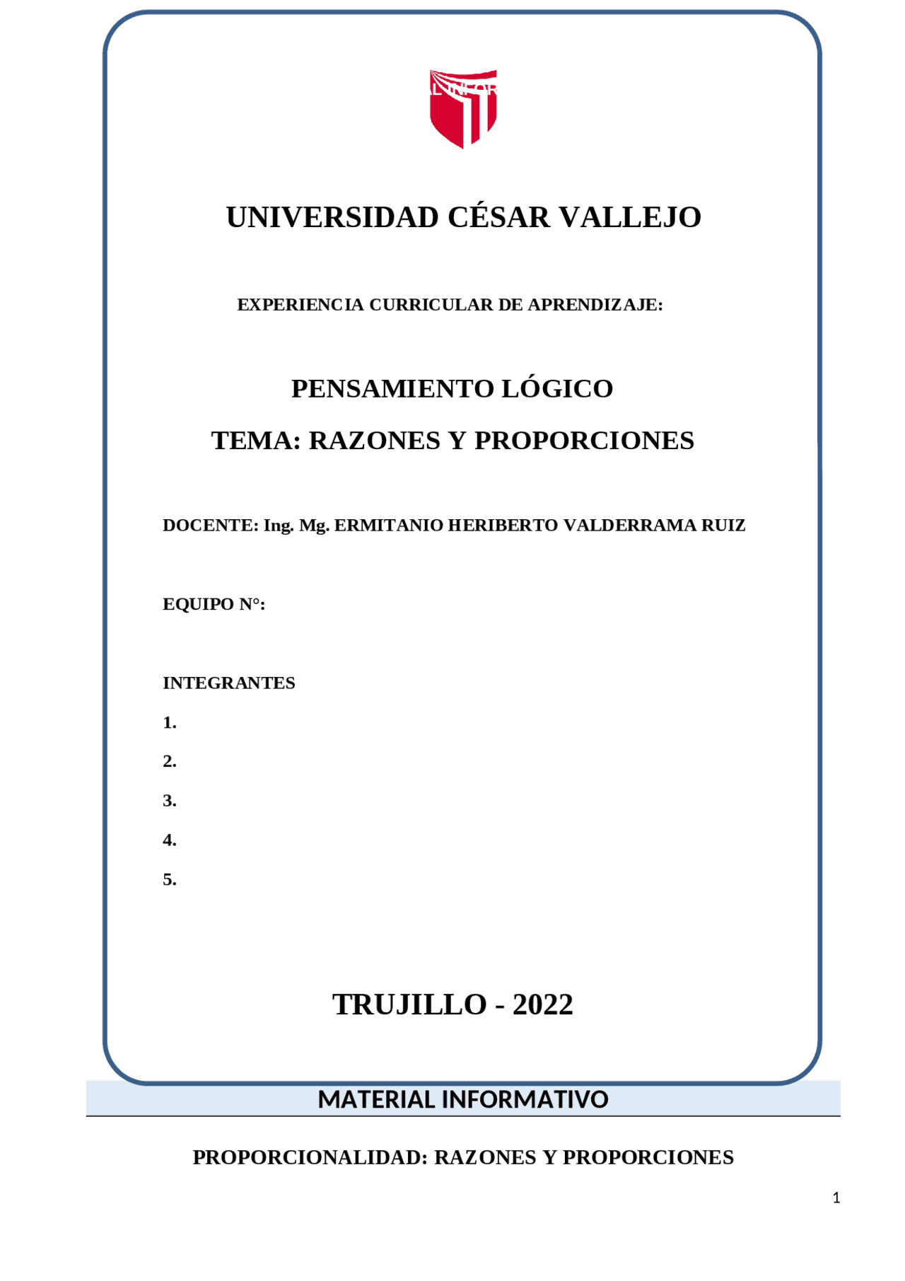 Semana 05 Pensamiento Lógico Docsity