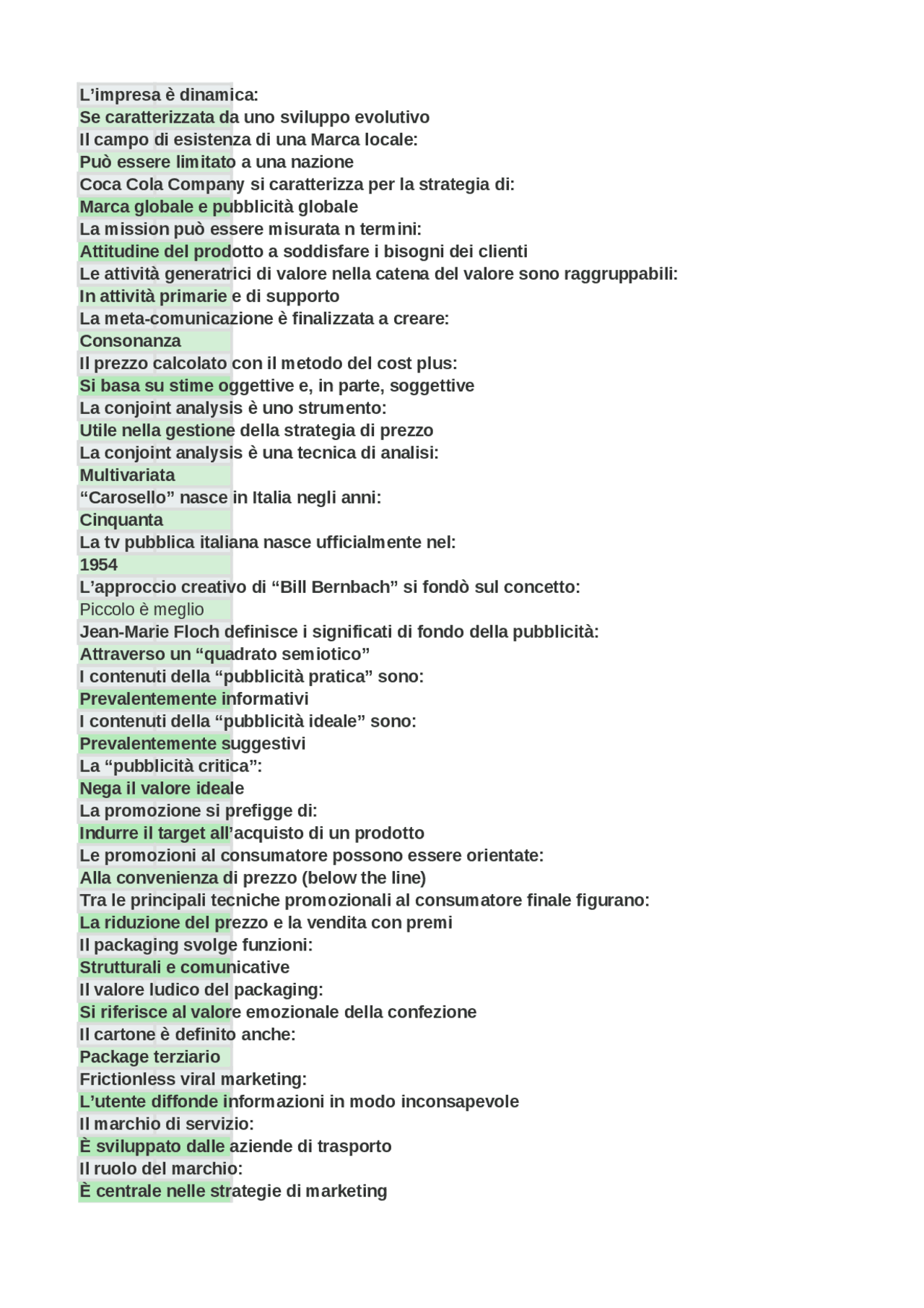 Strategie E Comunicazione Dimpresa L18 Pegaso Docsity