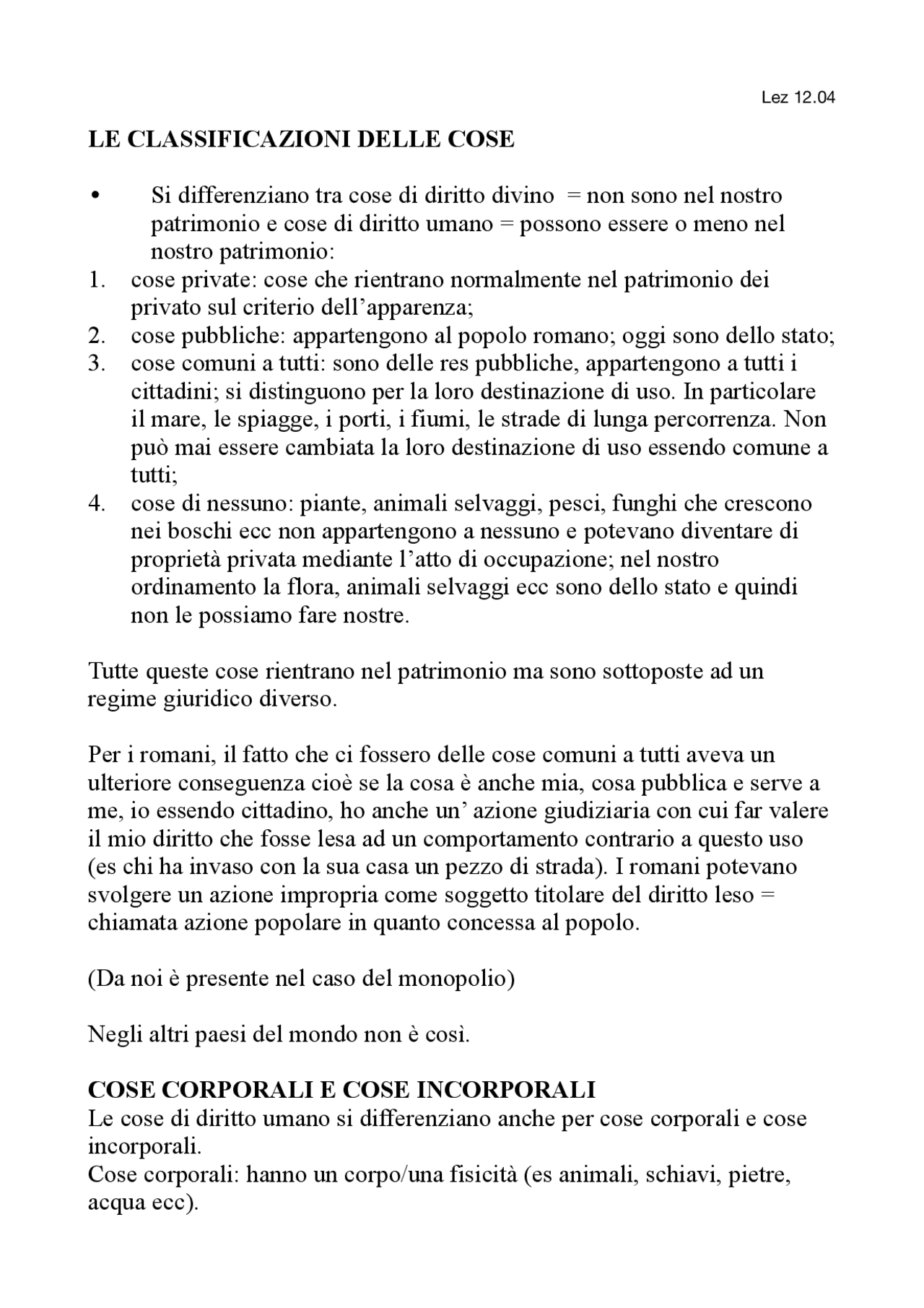 Storia Del Diritto Romano Docsity
