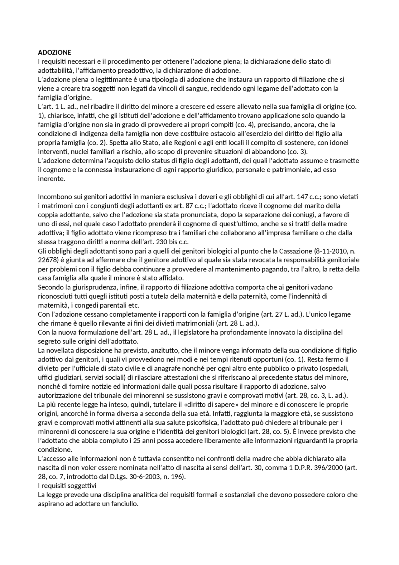 Appunti Esame Diritto Docsity