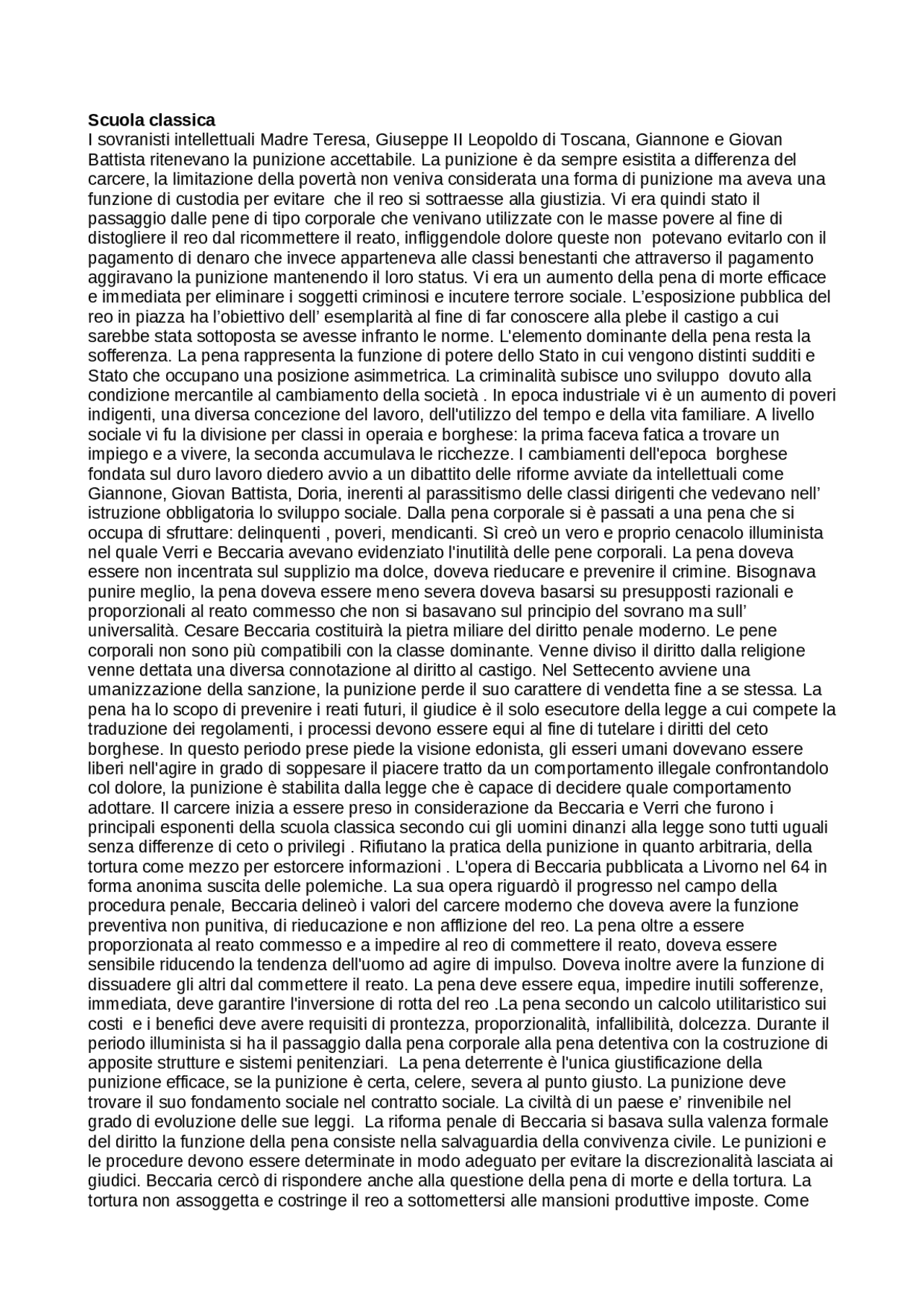 Riassunto Del Capitolo Uno Del Manuale Di Sociologia Della Devianza