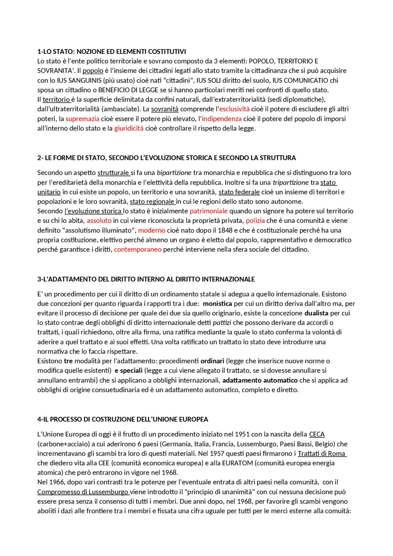 Domande e Risposte Esame Diritto Pubblico - Docsity