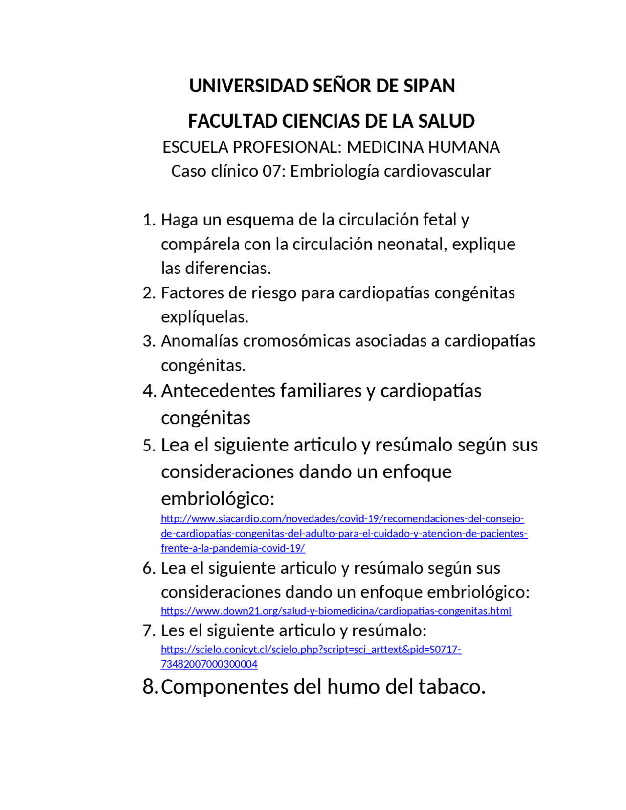 Embriología Apuntes De Un Caso Clínico Docsity