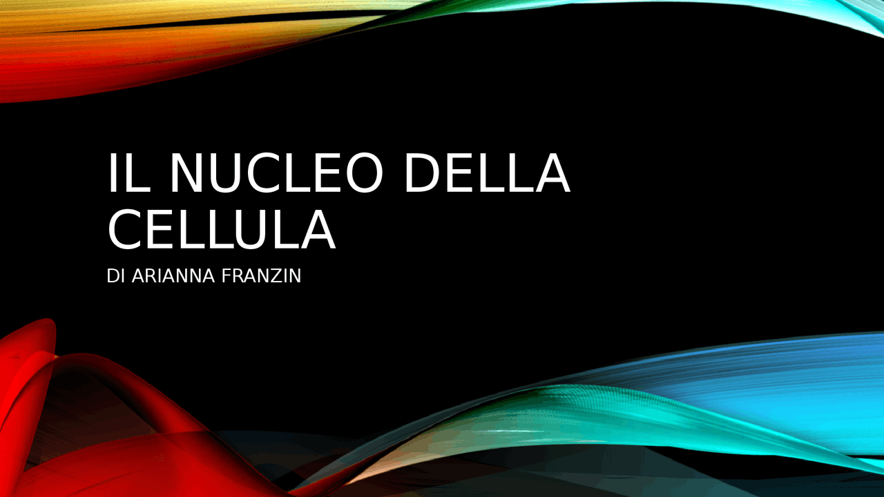 Il nucleo della cellula | Slide di Biologia | Docsity