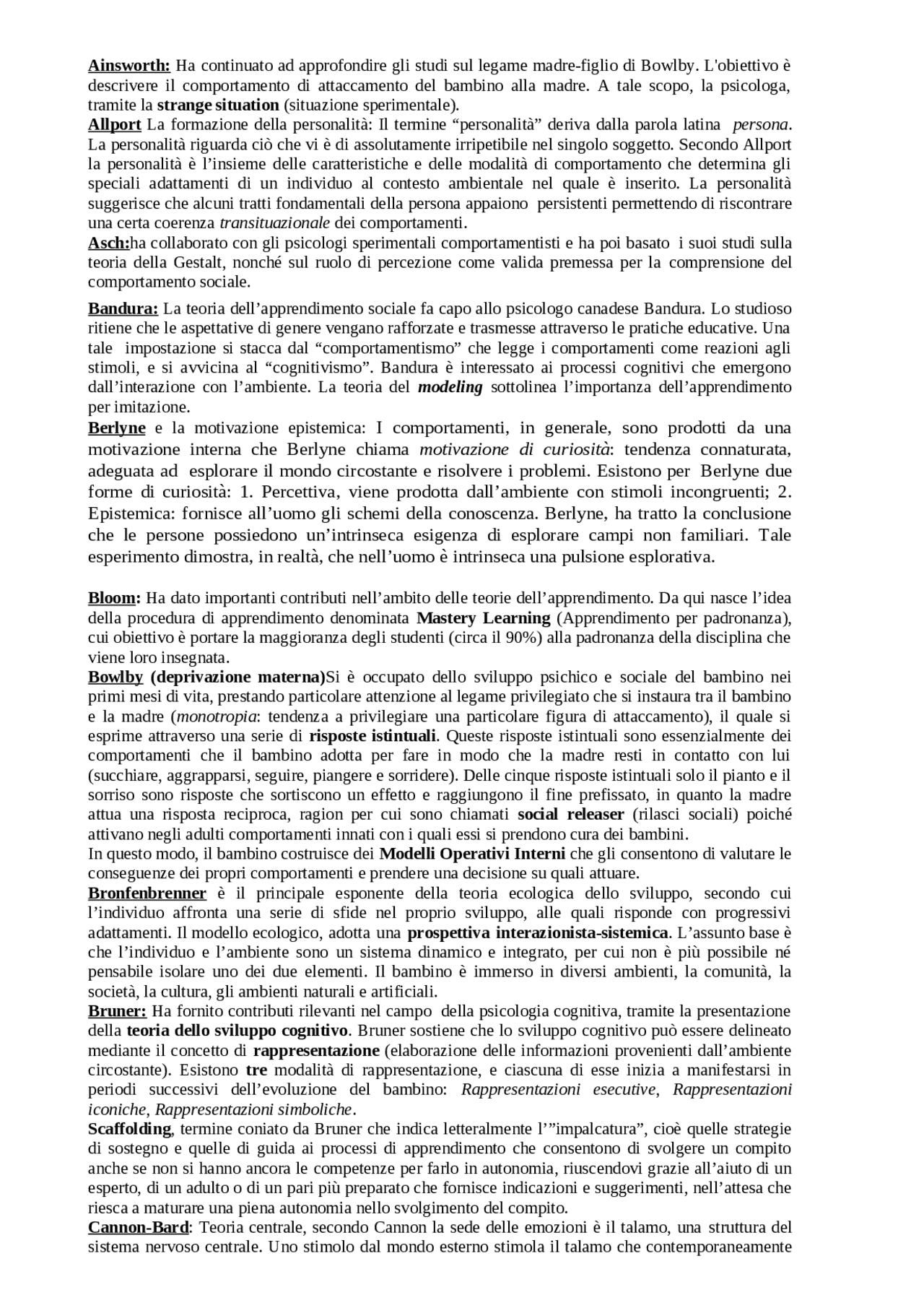 Tfa Sostegno Secondaria Di Secondo Grado Docsity