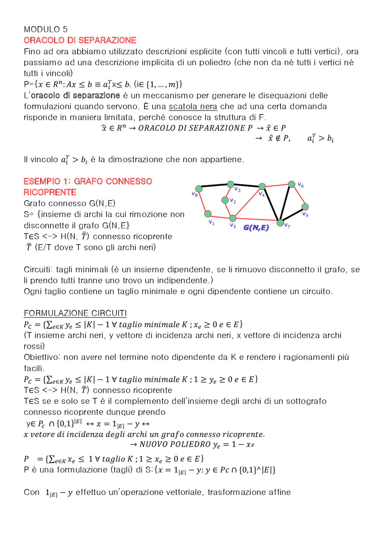 Ottimizzazione Combinatoria Docsity