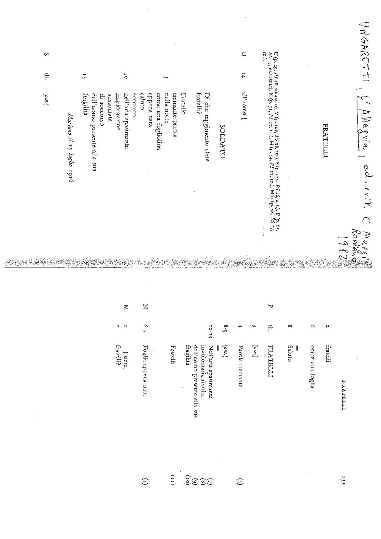 Ungaretti Lallegria Docsity