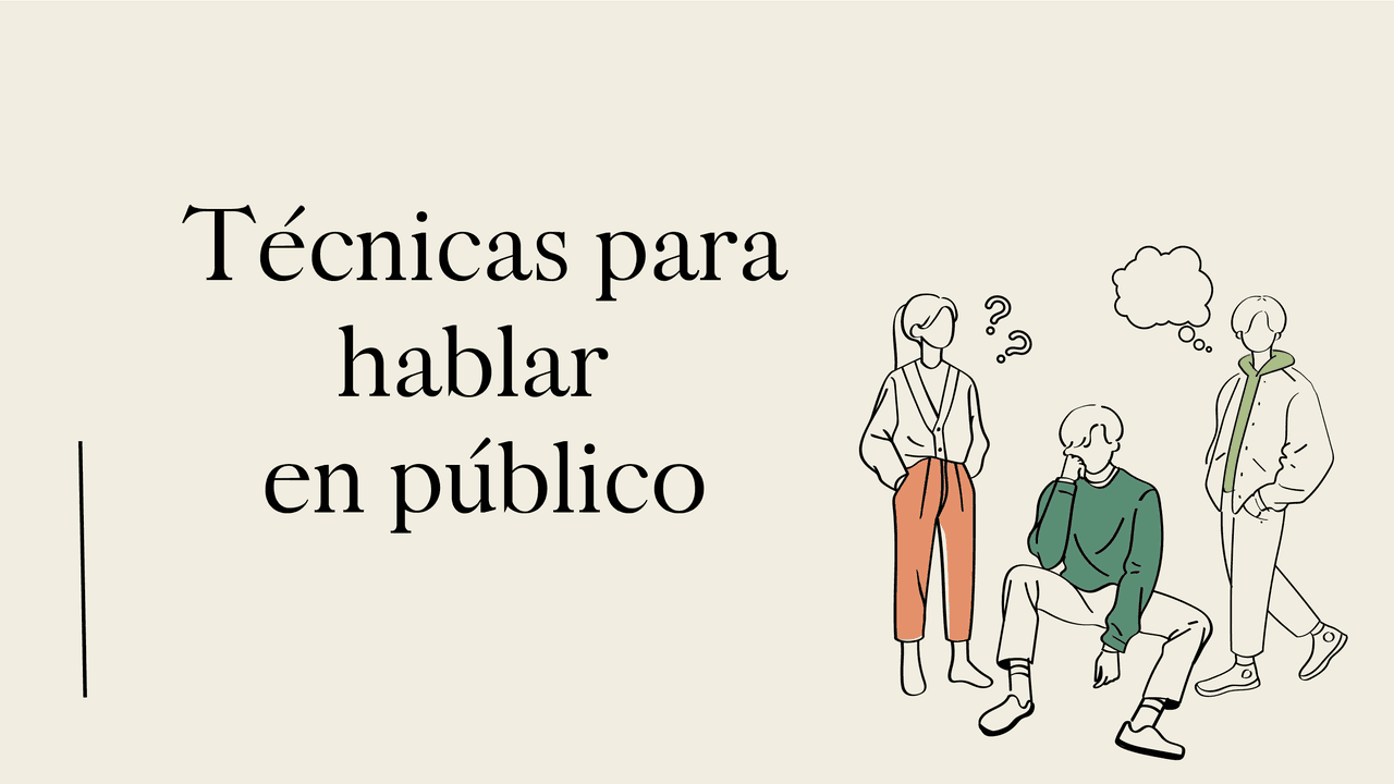 Técnicas para hablar en público | Schemes and Mind Maps of Spanish ...