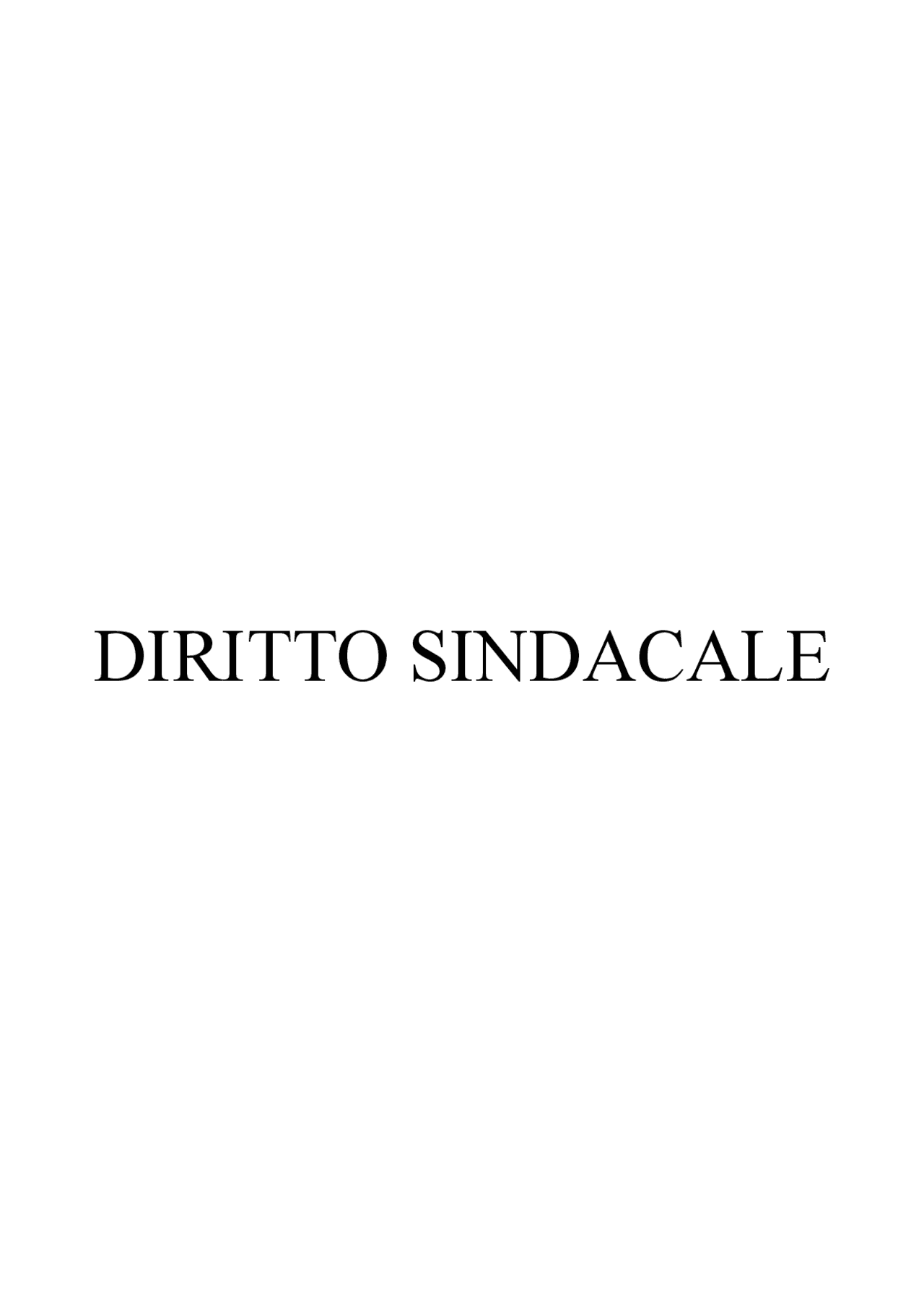Appunti Di Diritto Sindacale Prof Navilli Docsity