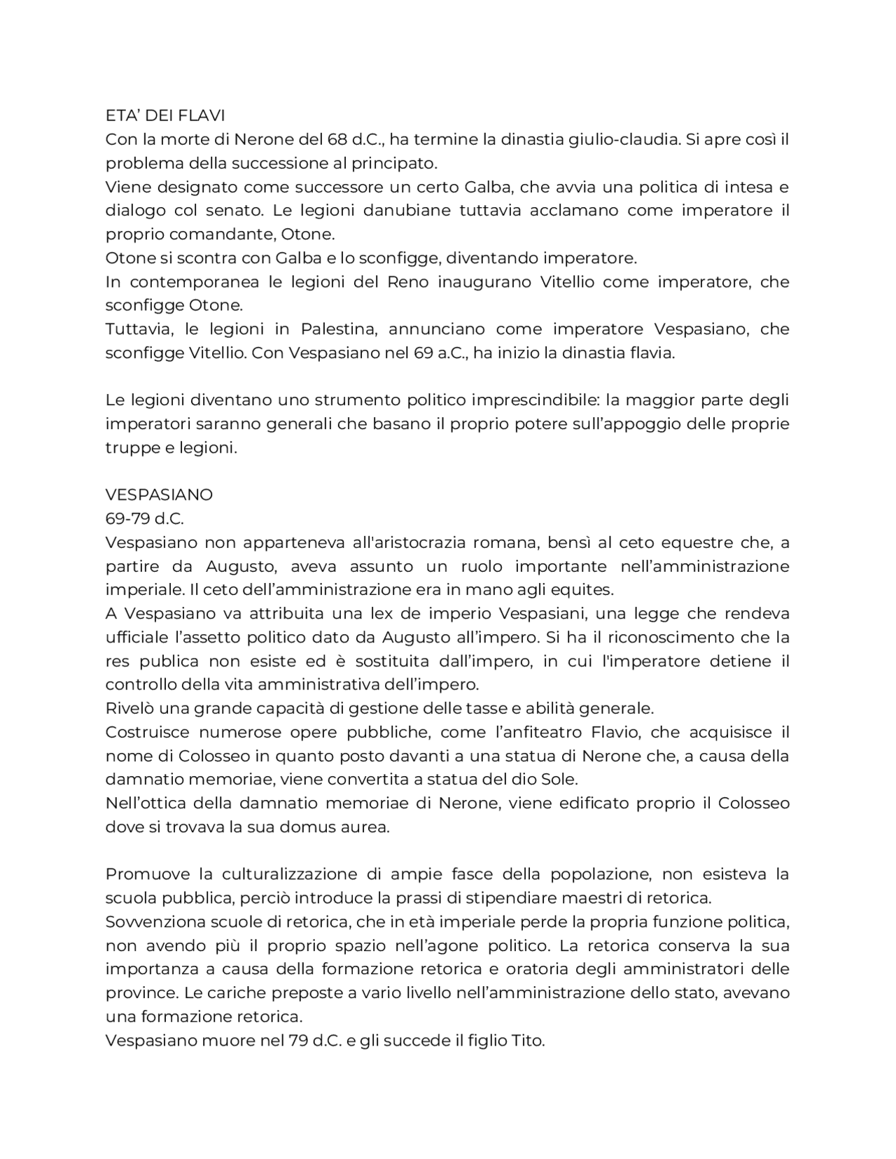 Appunti letteratura latina su Silio Italico, Valerio Flacco, Stazio, Marziale, Quintiliano - Docsity