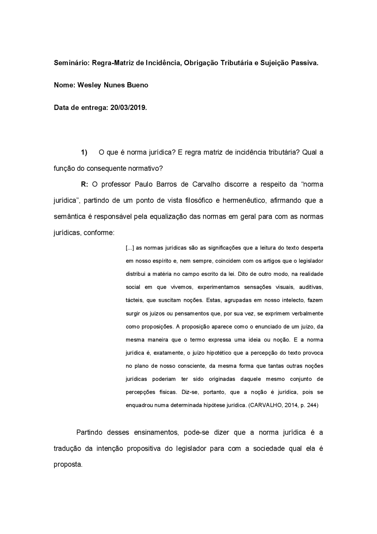 Módulo Iv Seminário I Docsity