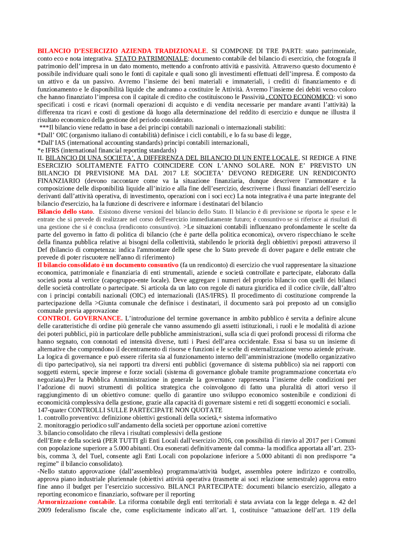 Programmazione e controllo 2 parte - Docsity