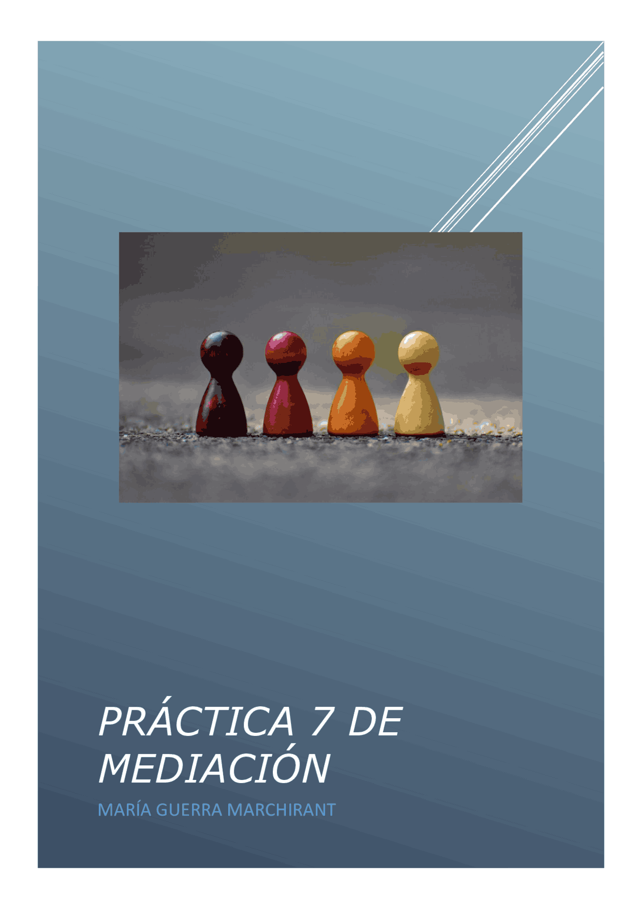Trabajos De Mediación Ejercicios De Criminología Docsity