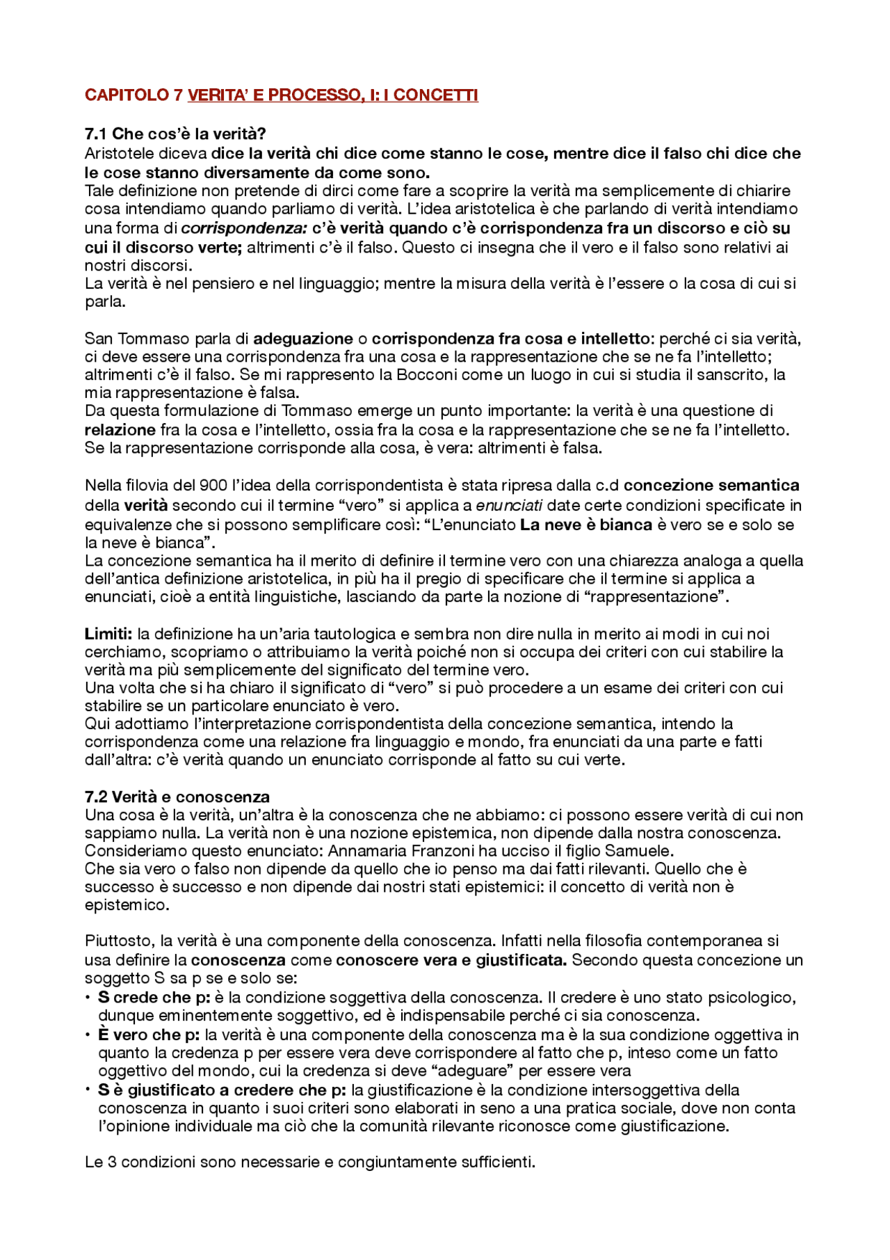 Diritto E Logica Della Prova Docsity