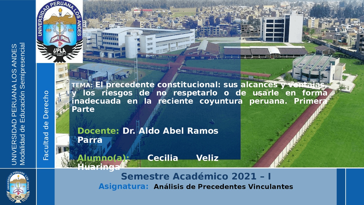 ANALISIS DE PRECEDENTE | Resúmenes de Derecho | Docsity