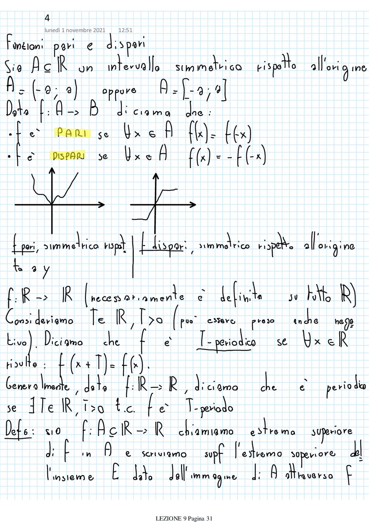 Appunti Analisi 1 Parte 1 Docsity