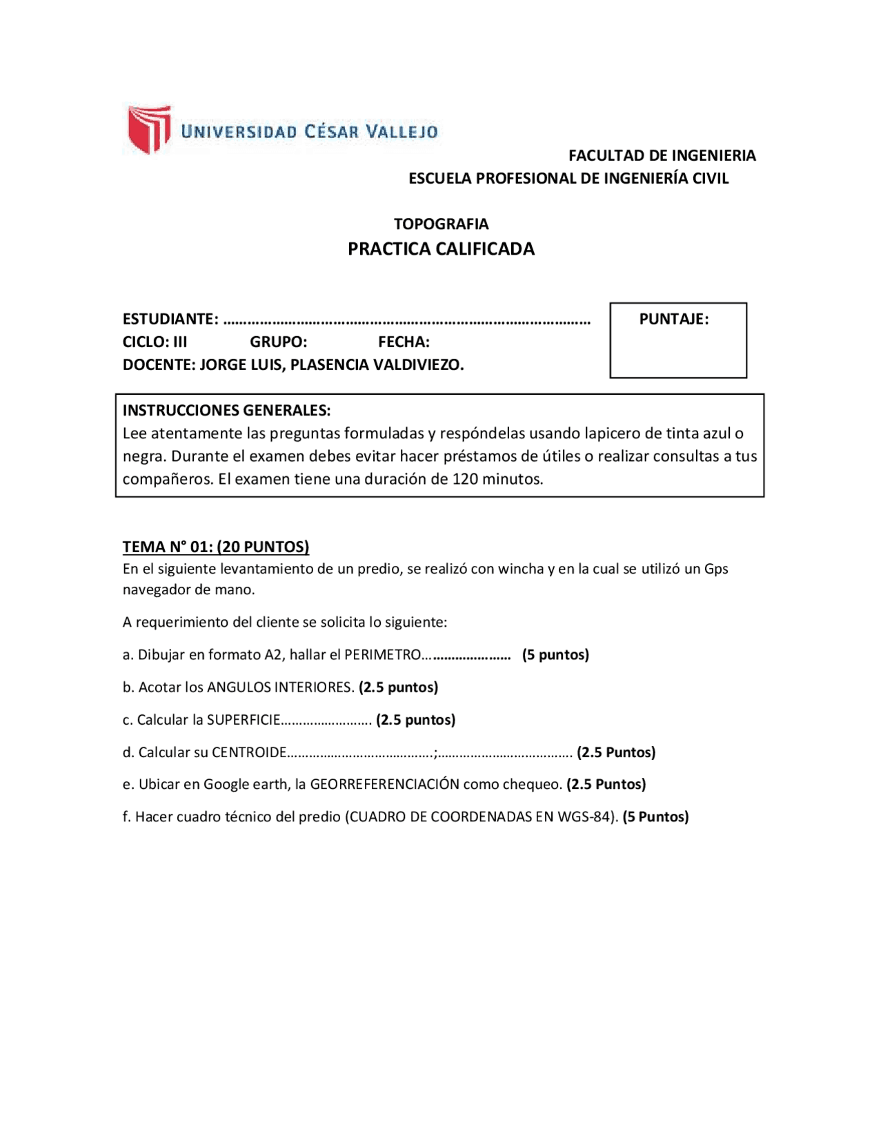 Primera Practica califica mate II 2022- 1 - Docsity