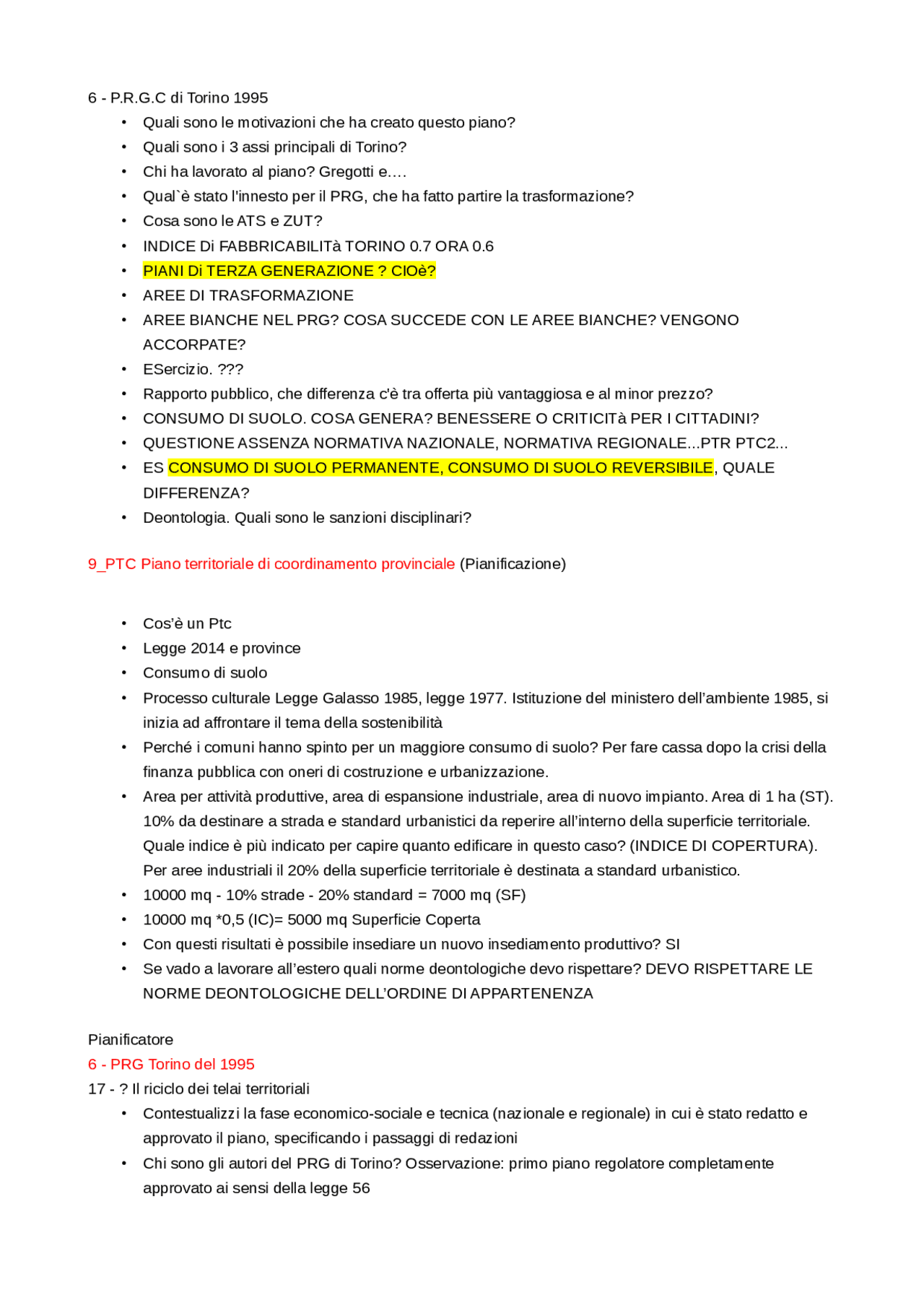 Domande Esame Di Stato Docsity