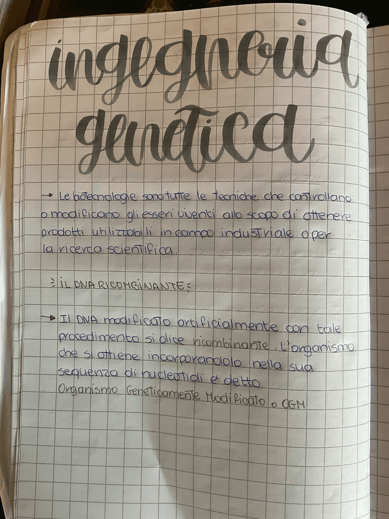 Ingegneria Genetica Con Riassunto Docsity