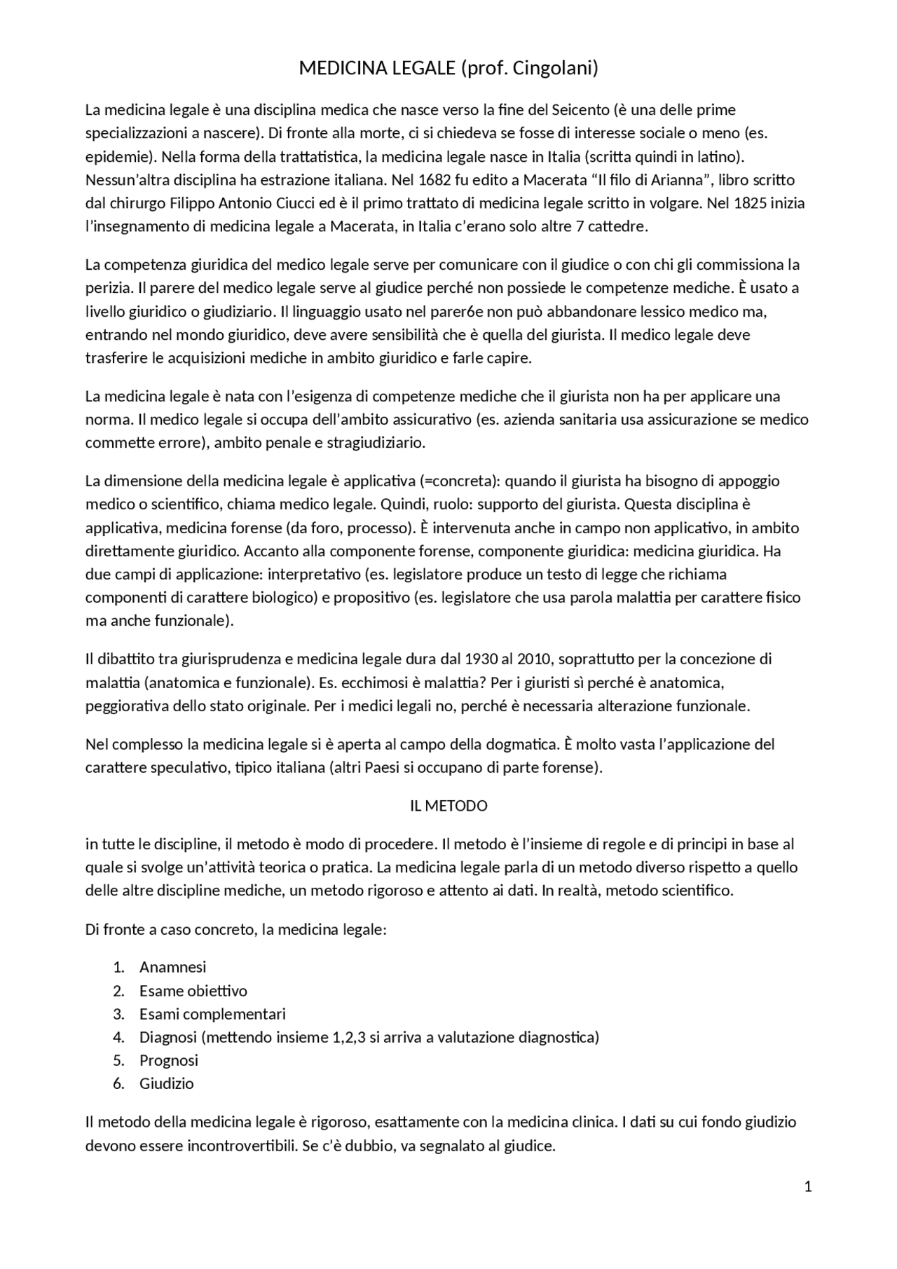 Medicina legale, medicina legale applicativa e tanatologia forense ...