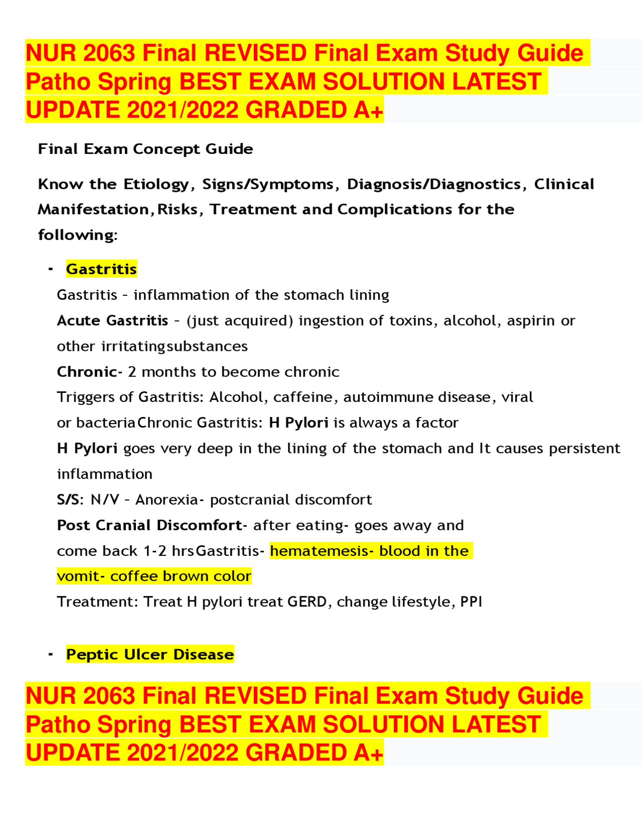 Nsg 6020 Midterm Exam Questions And Answers All Answers 100correct