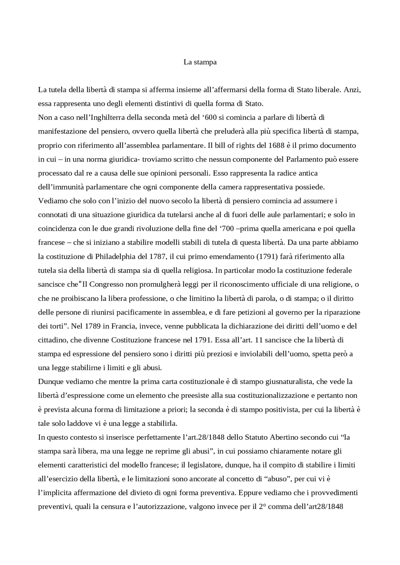 Appunti Dellesame Di Diritto Delle Comunicazioni Docsity