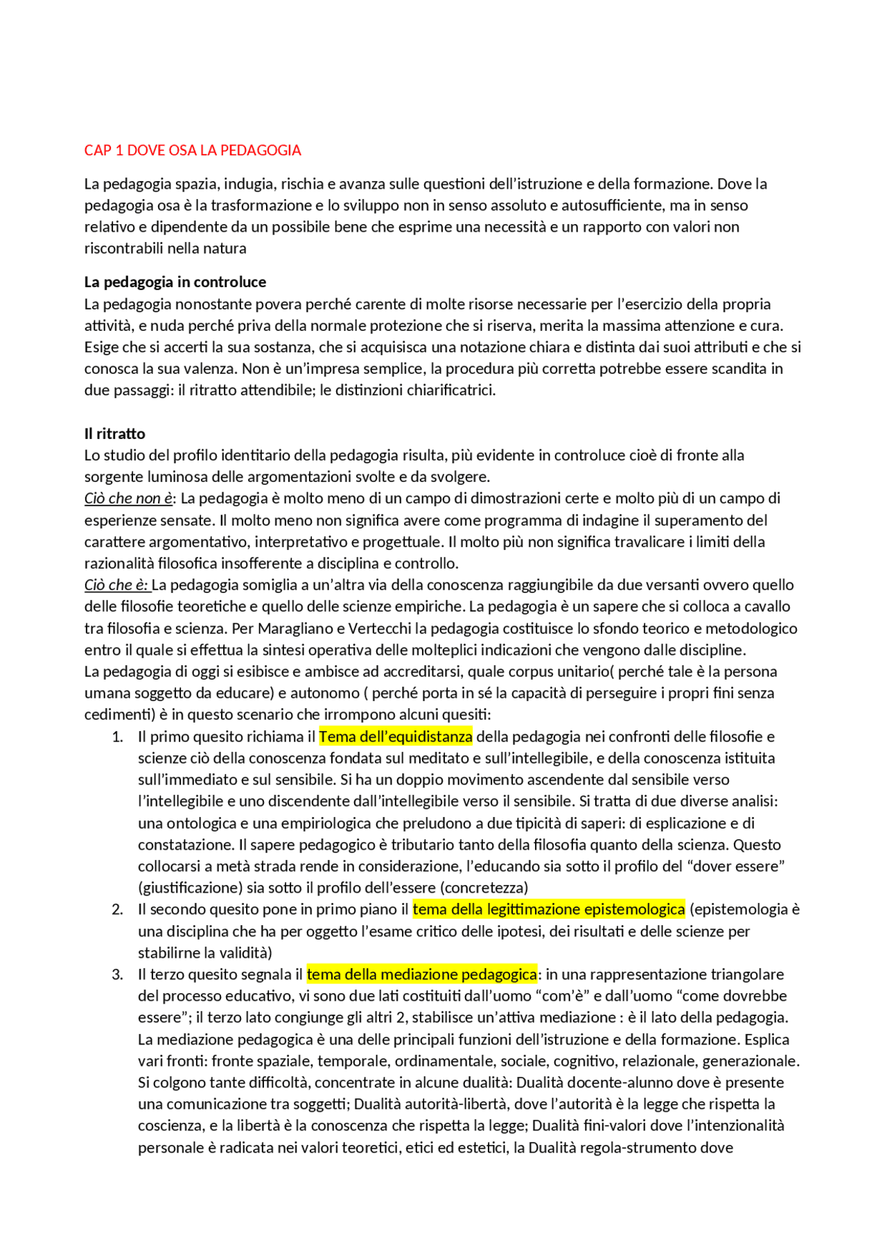 Una Scuola In Cammino Docsity