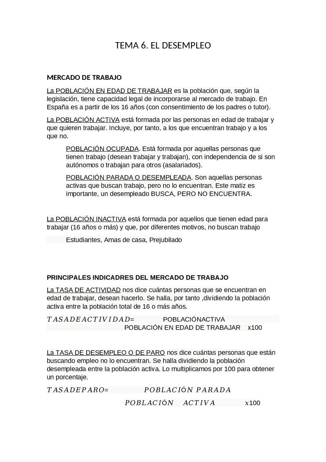 Ejercicios De Economia Para Reforzar Ejercicios De Economía Docsity