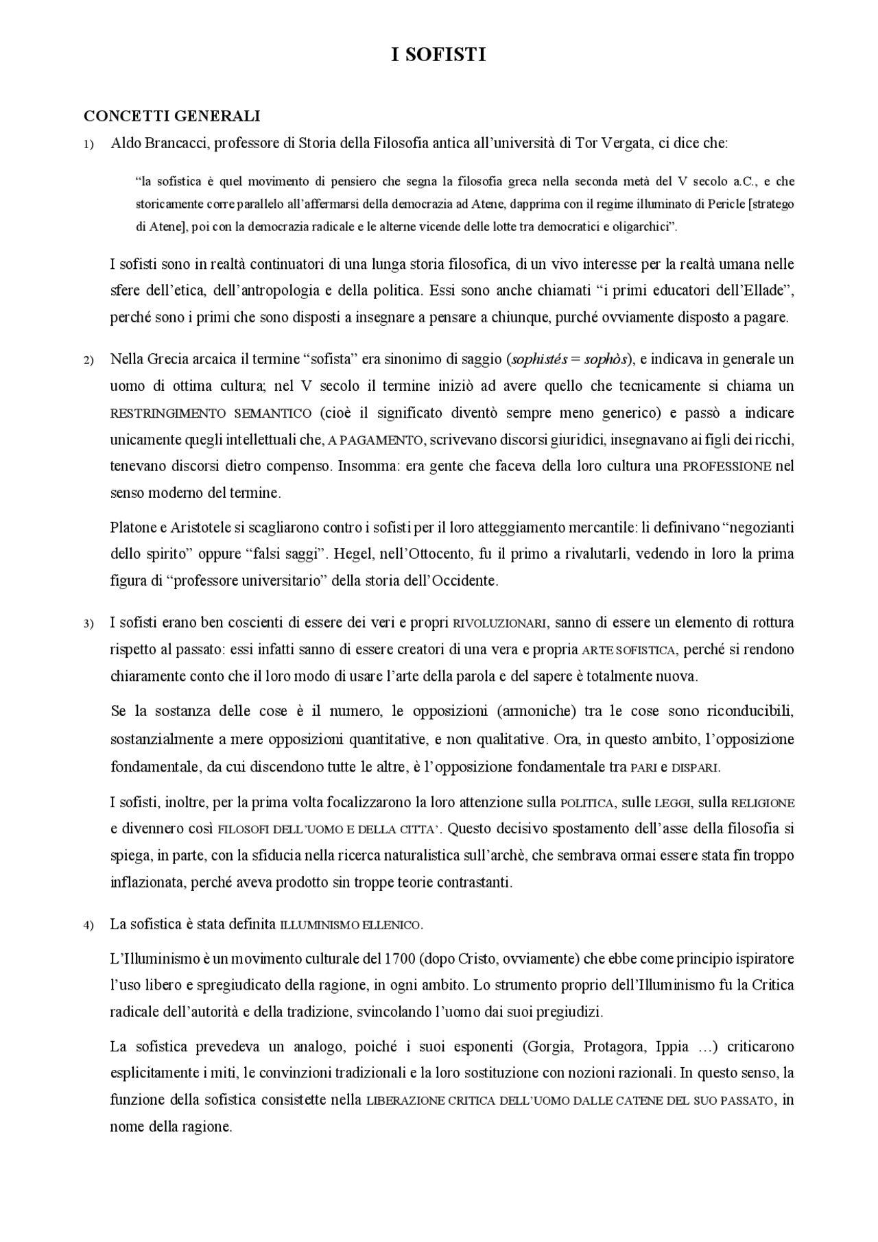 I Sofisti E Socrate Docsity