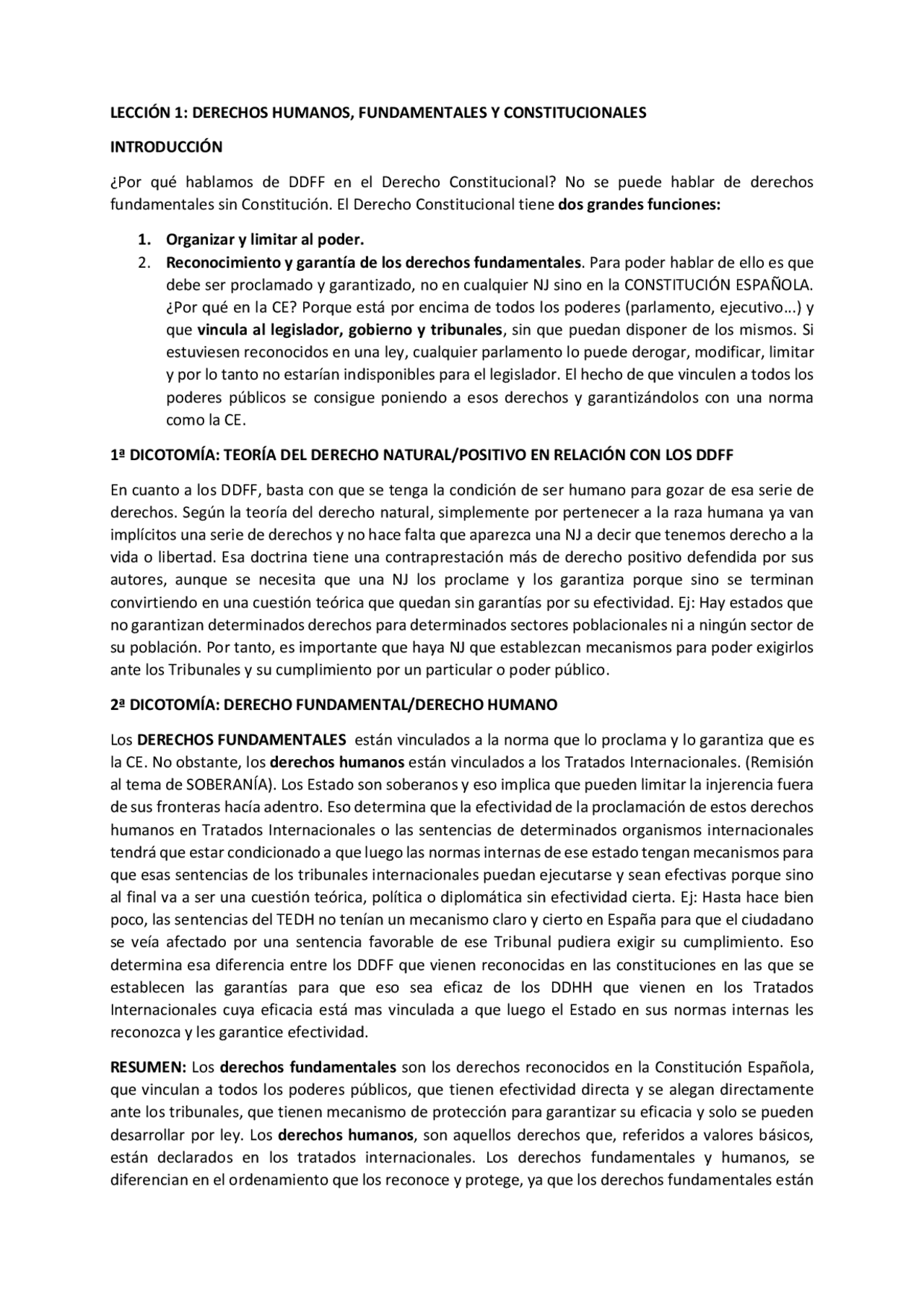 Apuntes Y Examen Derecho Constitucional Iii Docsity
