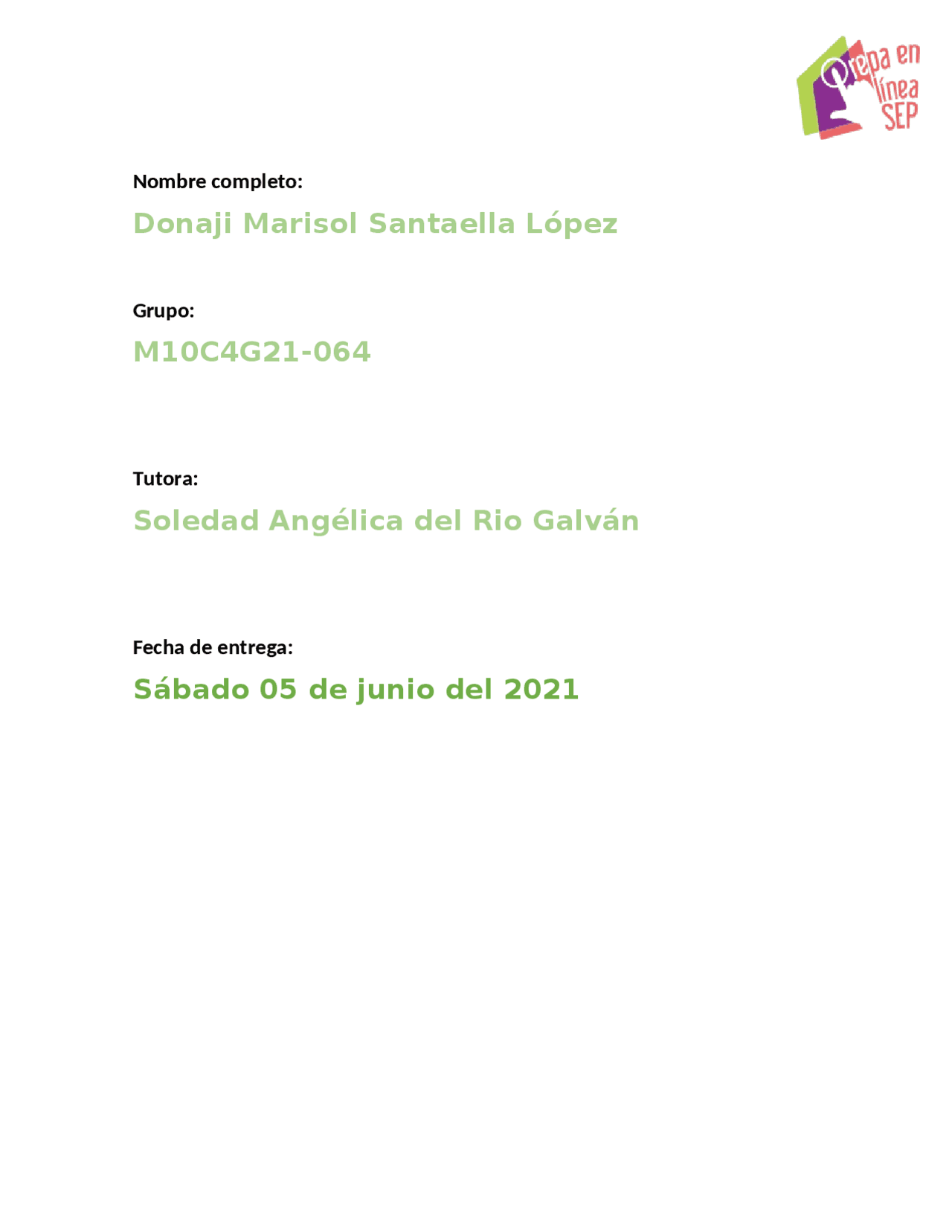Modulo 10 Proyecto Integrador Docsity