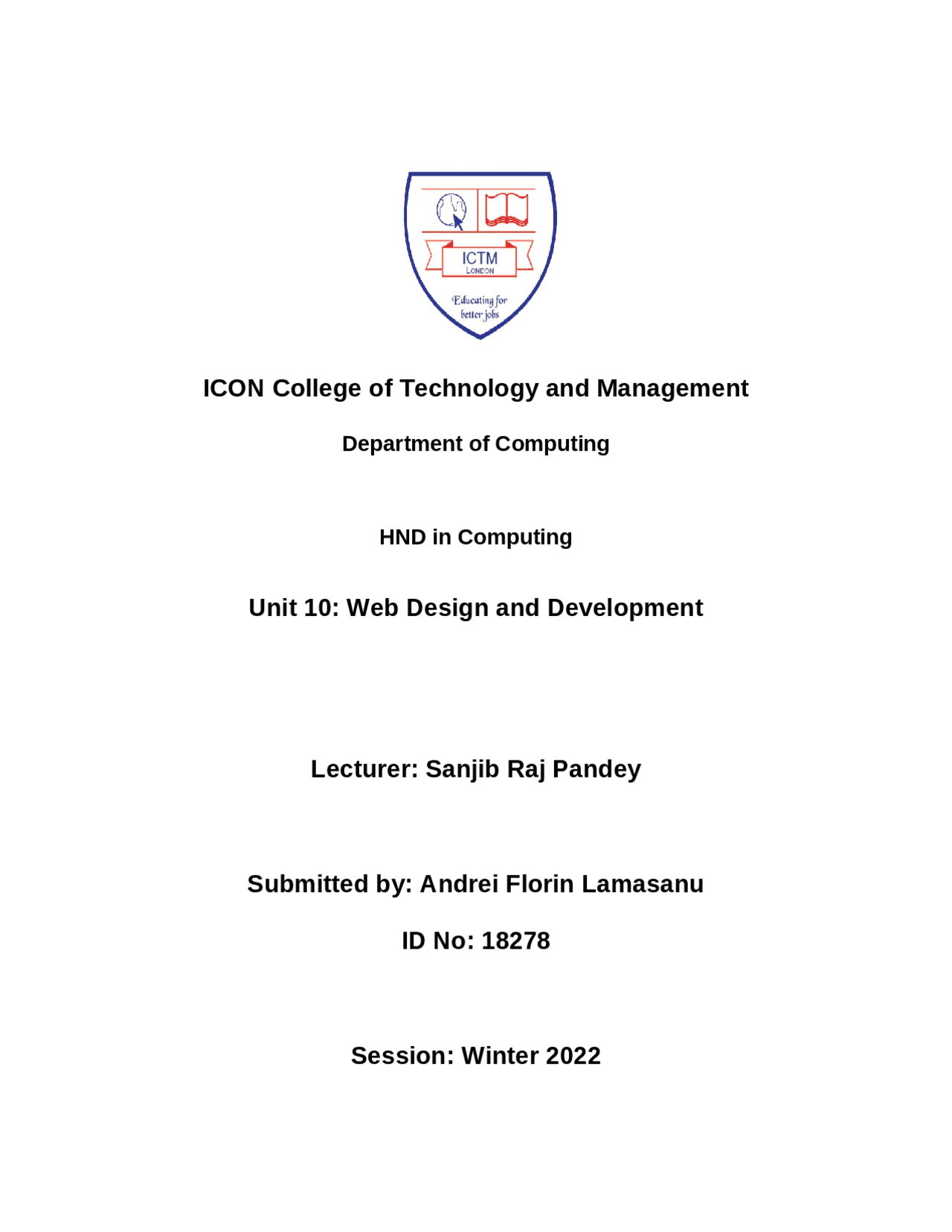 Unit 10 Web Design And Development Docsity