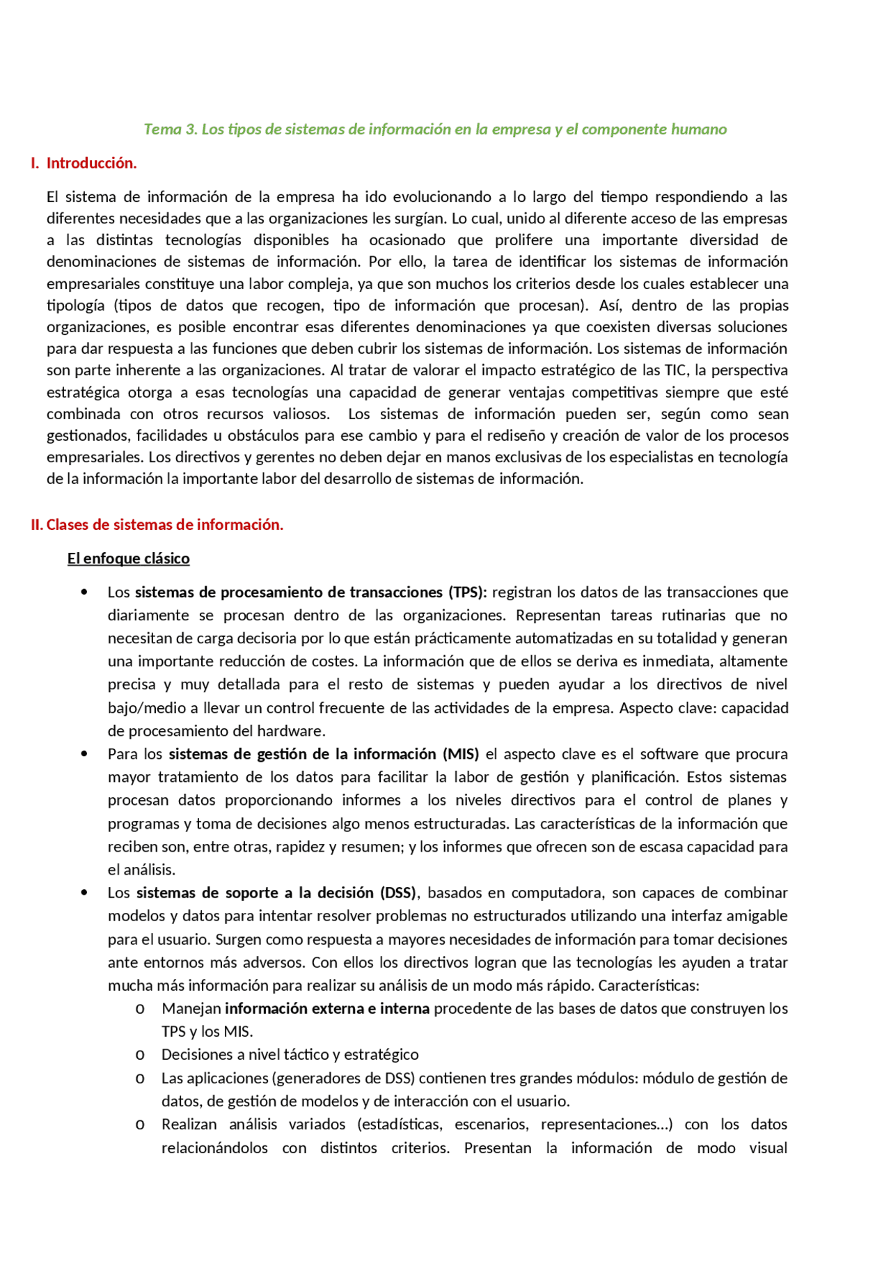 Sistemas Informativos De Gestion Docsity