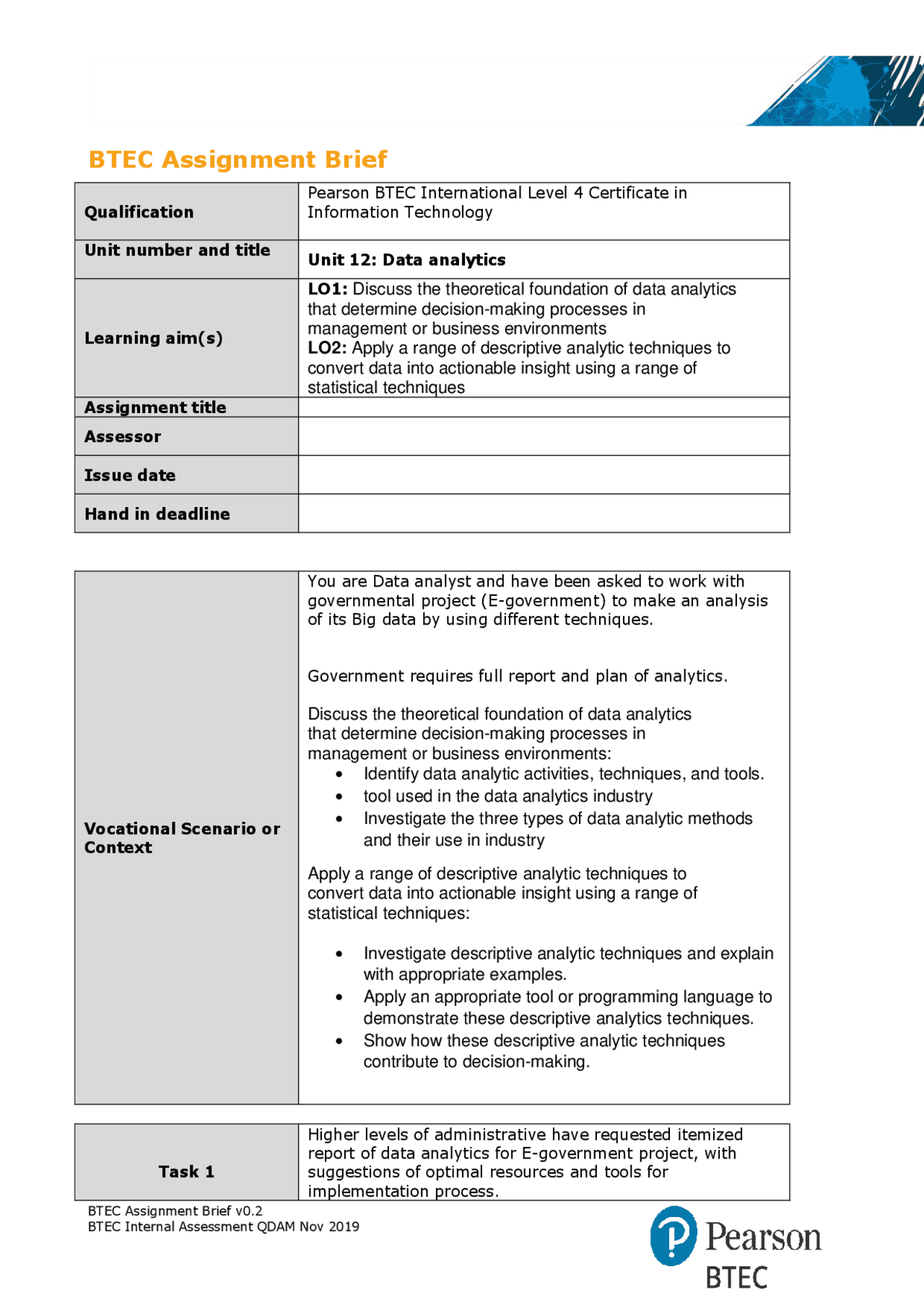 Security assigments btec and others - Docsity