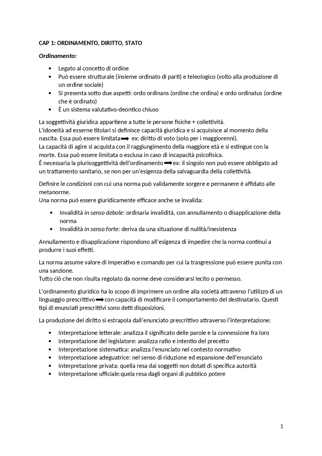 Riassunto Del Libro Di Diritto Pubblico Di F Modugno Docsity