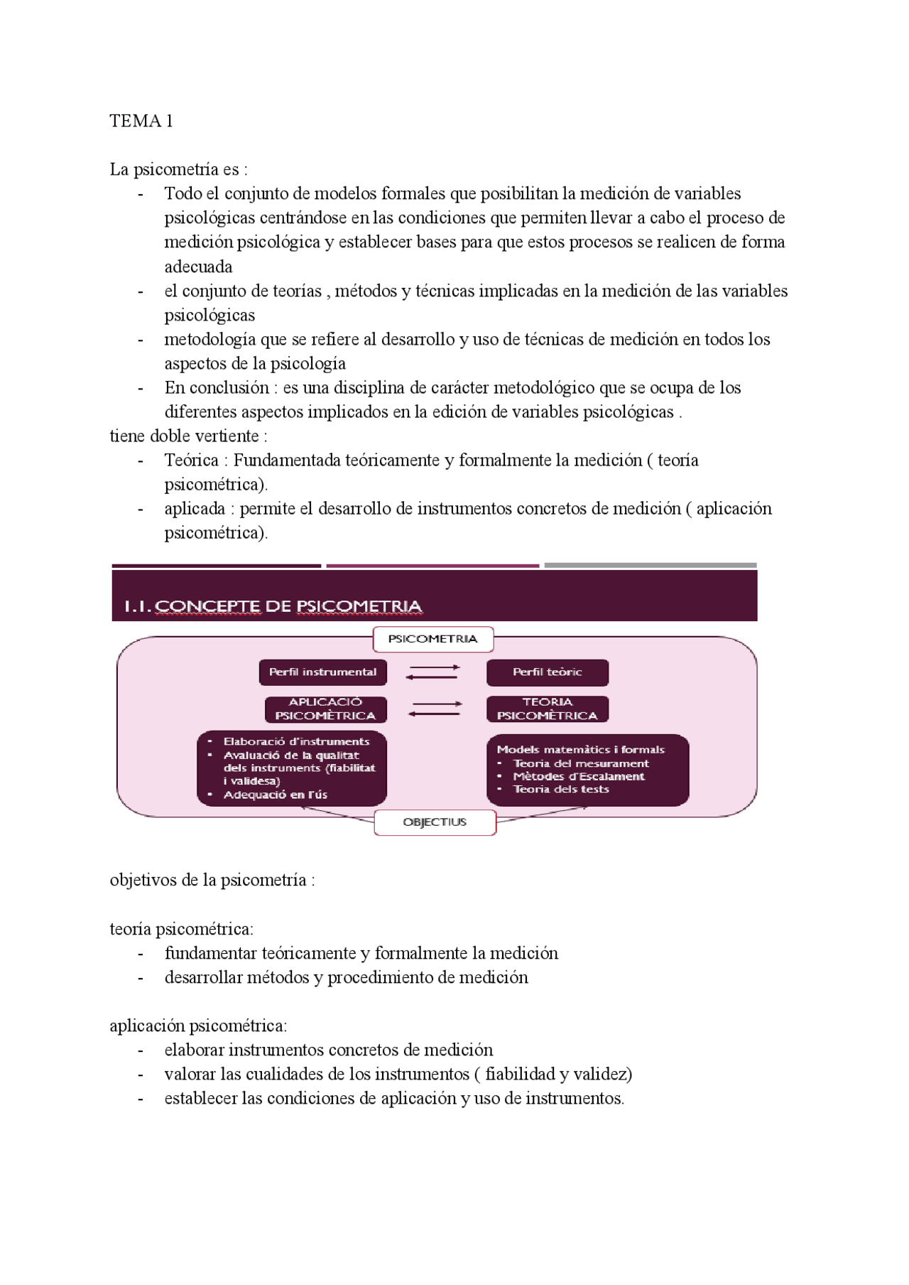 Apuntes Psicometria Apuntes De Psicometría Docsity