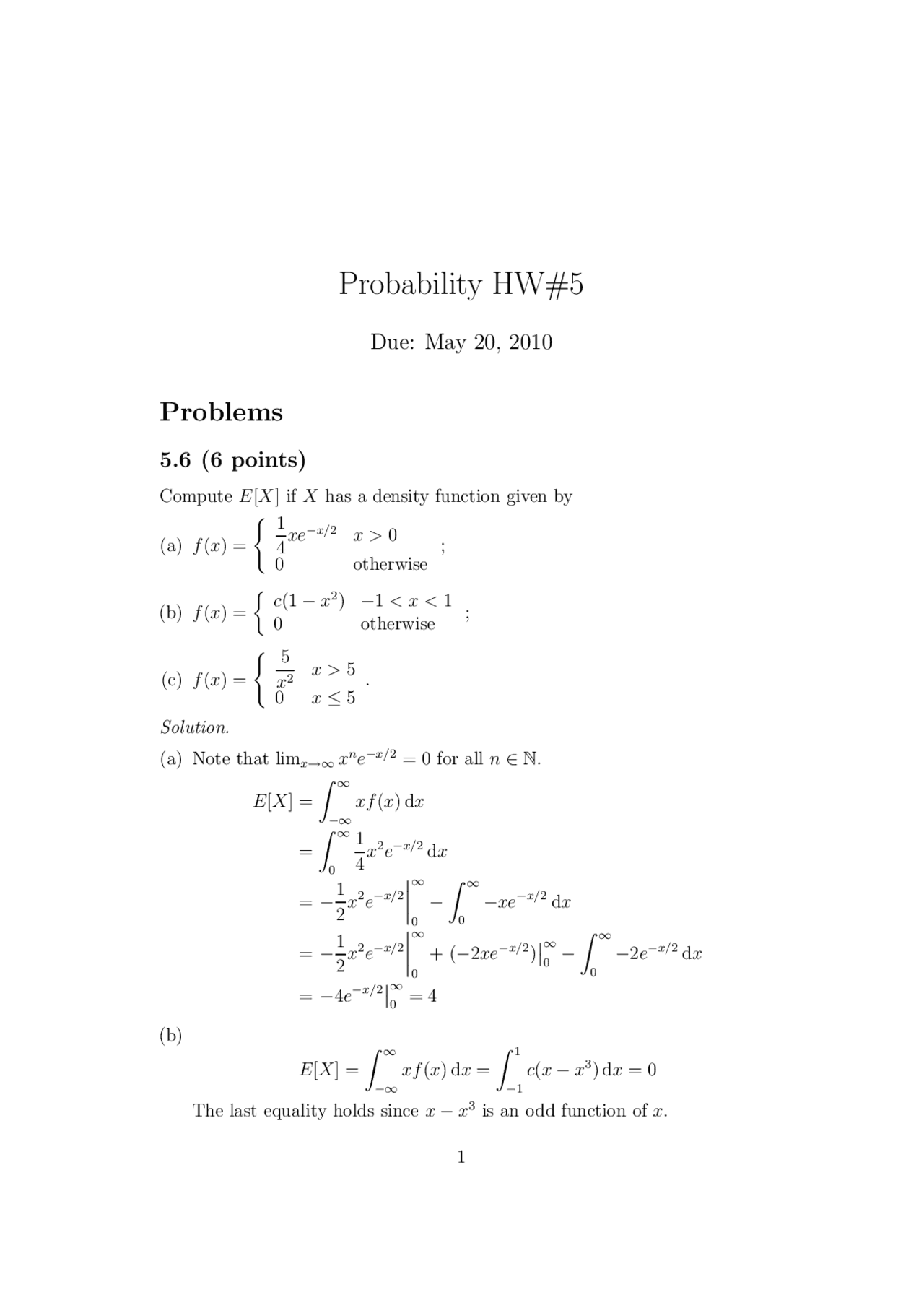 Sta 131a Hw Sol 2021 Fall Quarter Docsity