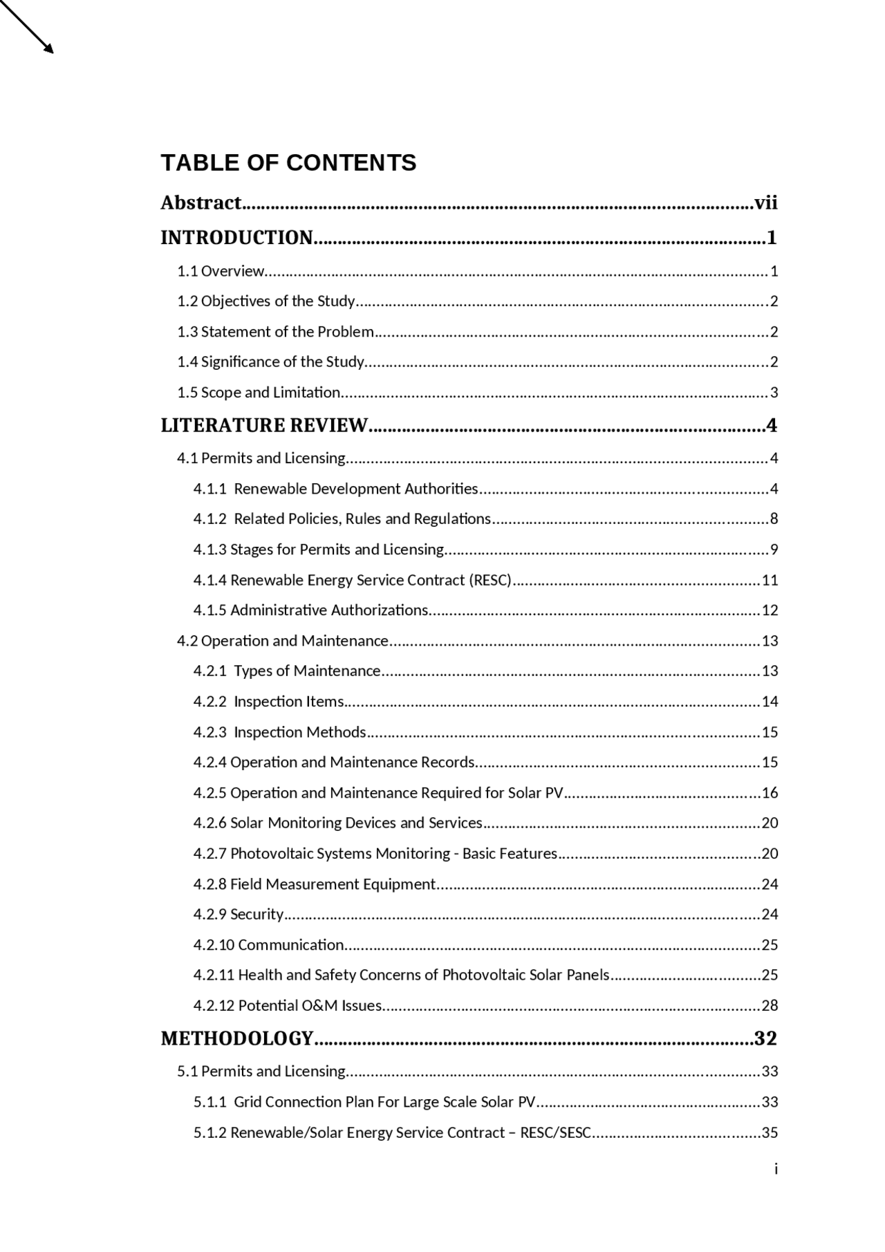 25MW GRID-CONNECTED SOLAR PHOTOVOLTAIC SYSTEM - PERMITS LICENSING, O&M ...