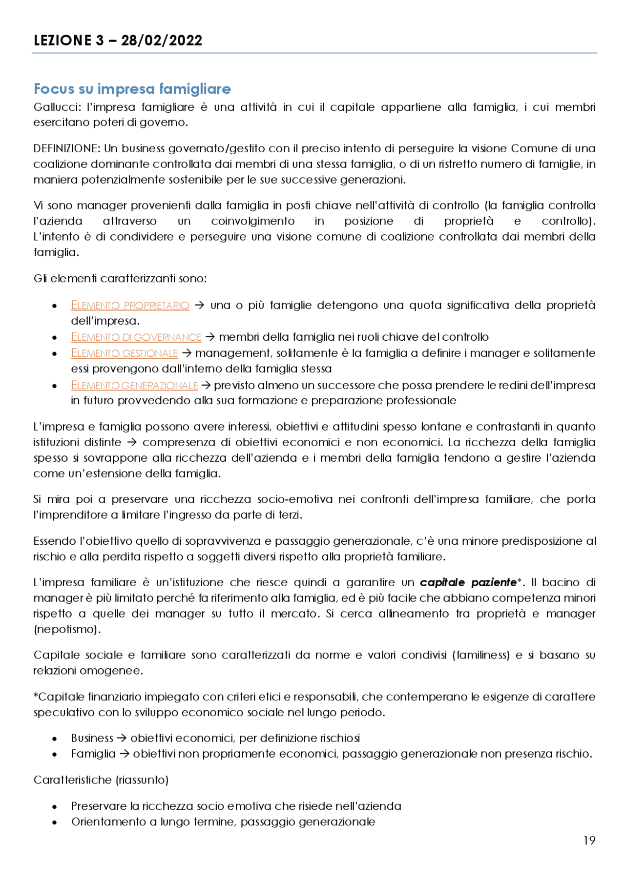 Appunti Libro Lezione 2 3 Egi Prof Dangelo Docsity