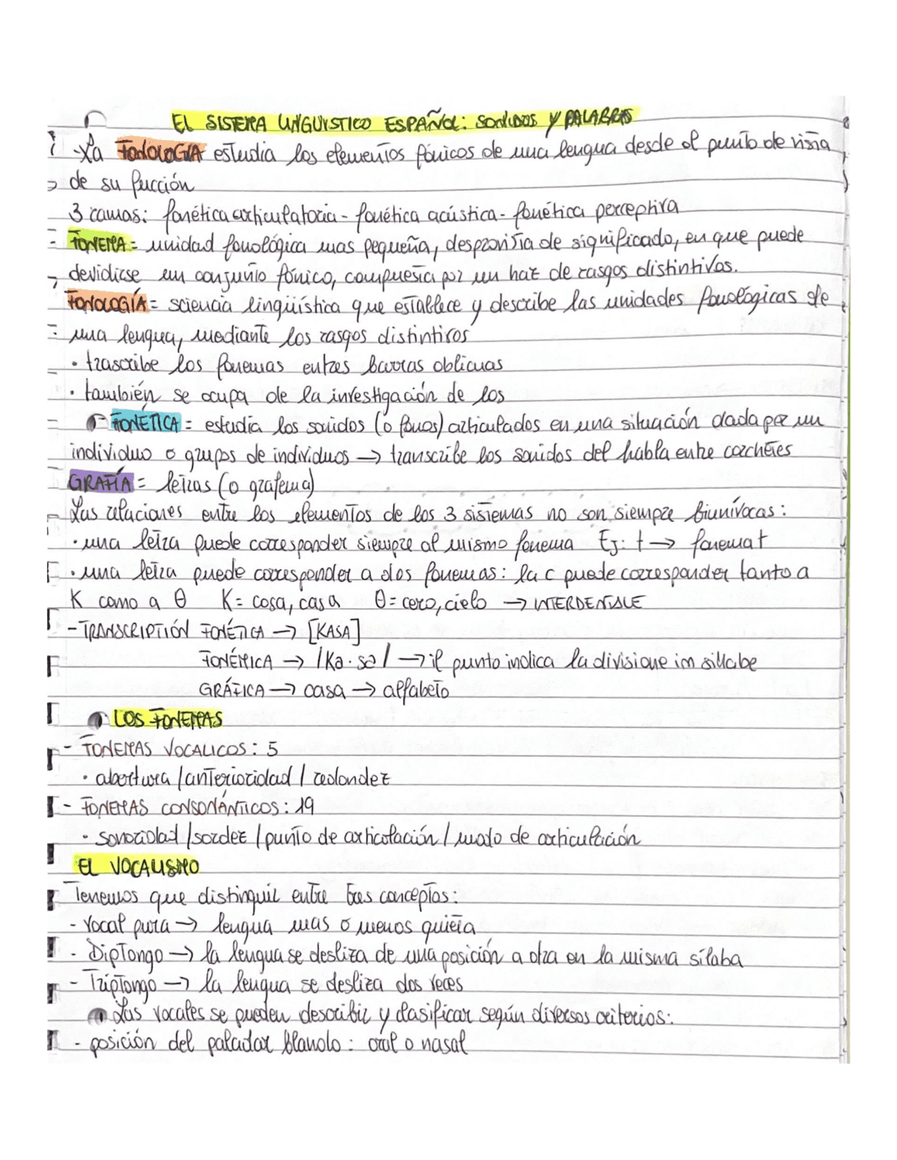 Appunti Di Lingua E Traduzione Spagnola Docsity