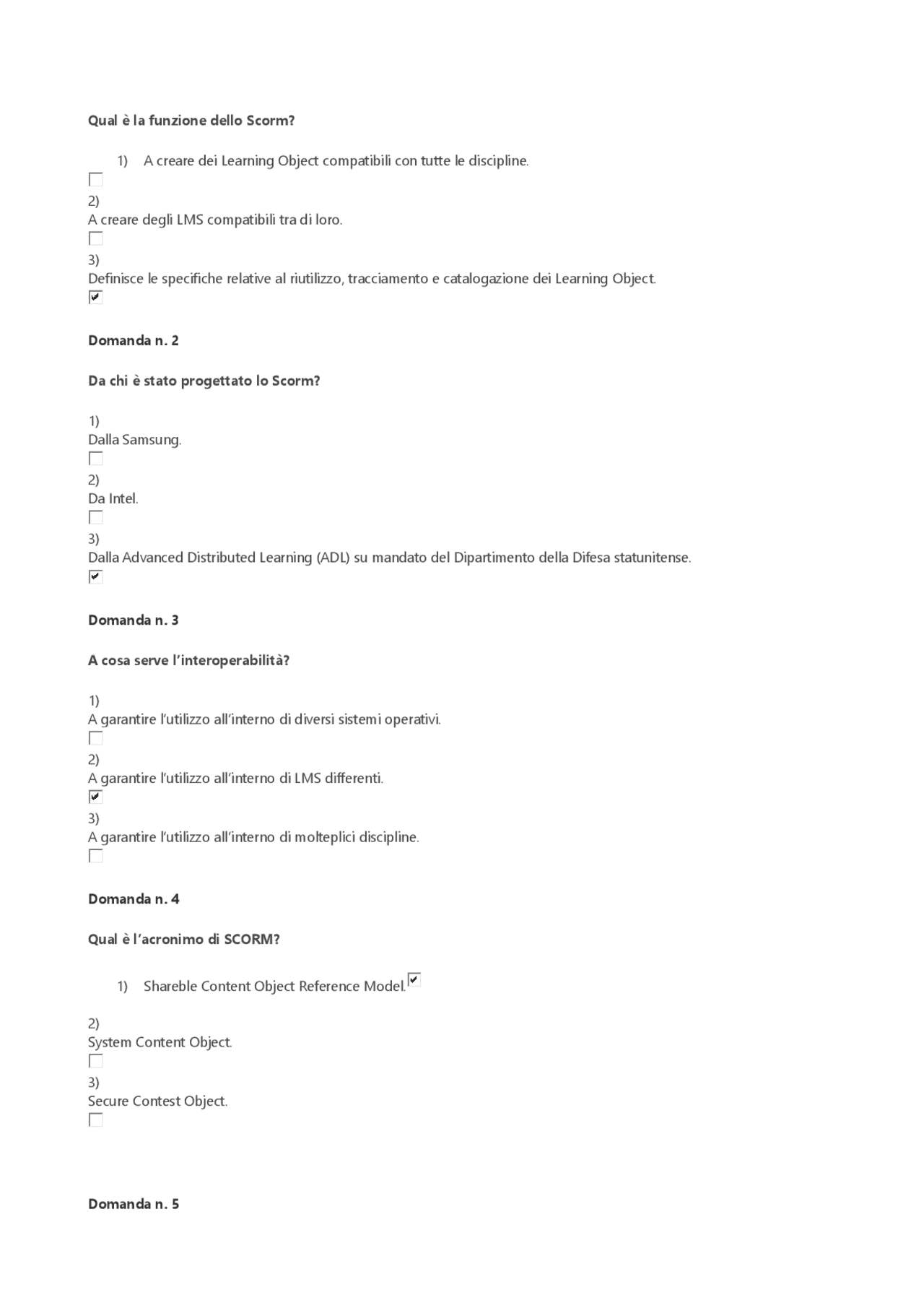 Quiz Coding Ii Parte Docsity
