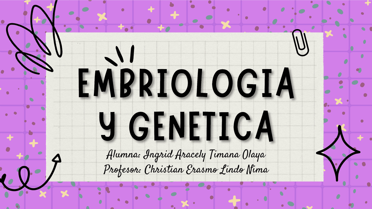 Embriología Y Genética Docsity