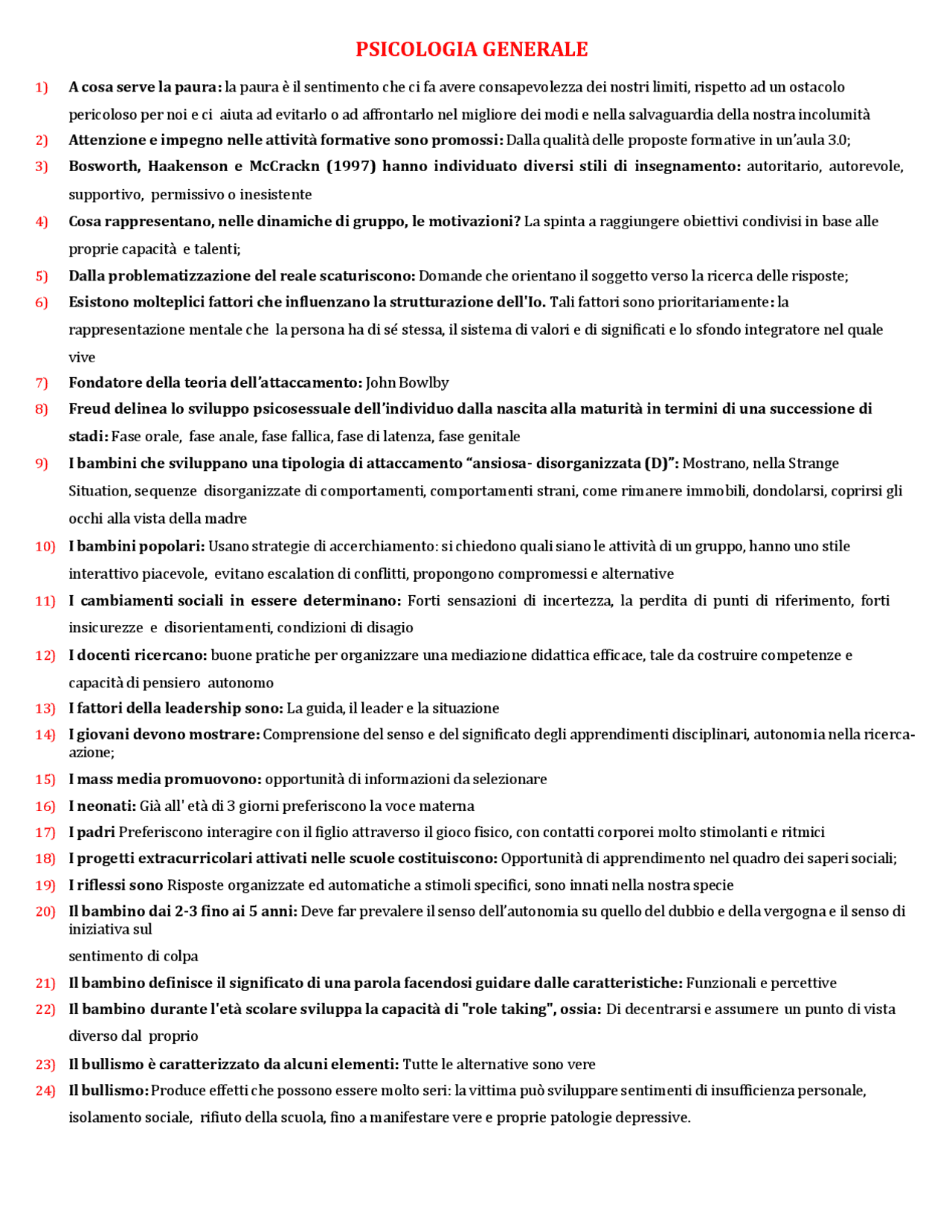 24 Cfu Domande E Risposte Docsity