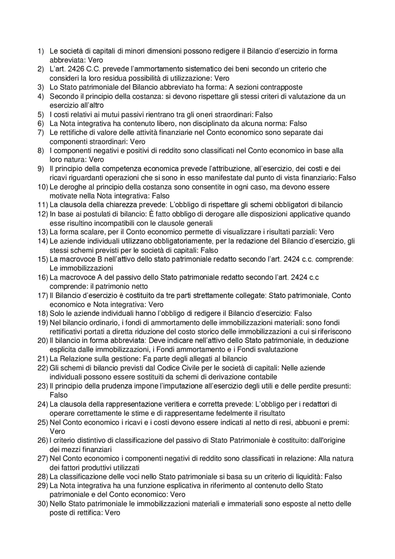 Multiple Esame Ragioneria Generale E Applicata Ii Prove Desame Di